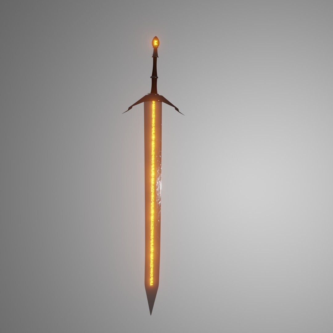 ArtStation - Sword 3d model