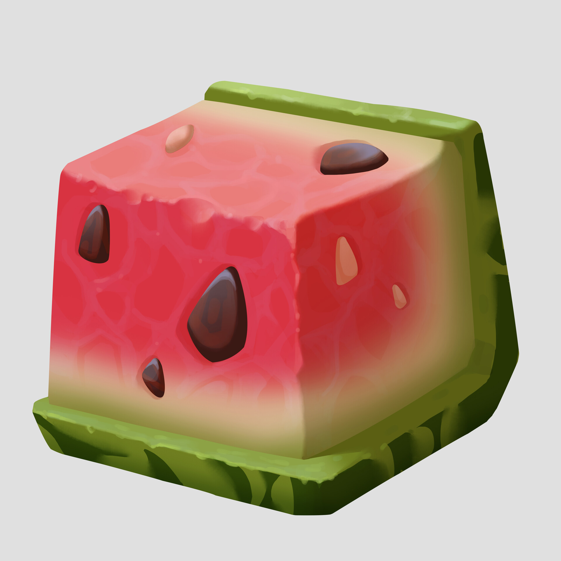 ArtStation - Watermelon prop