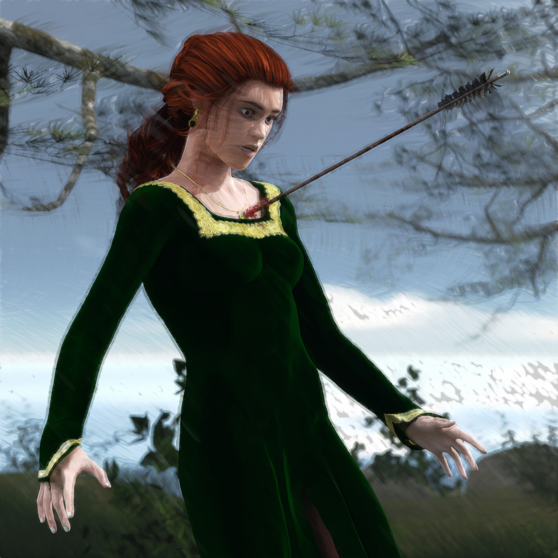 ArtStation - ARROW IN THE HEART