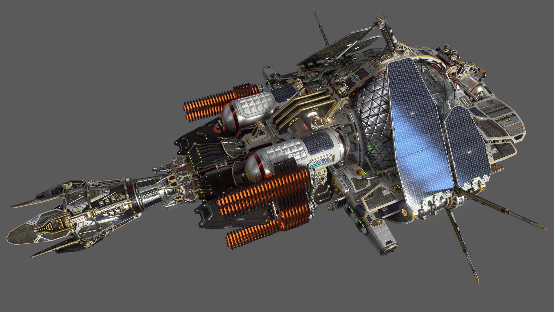 ArtStation - Civilian "Dromedary" Medium Fission Drive Section