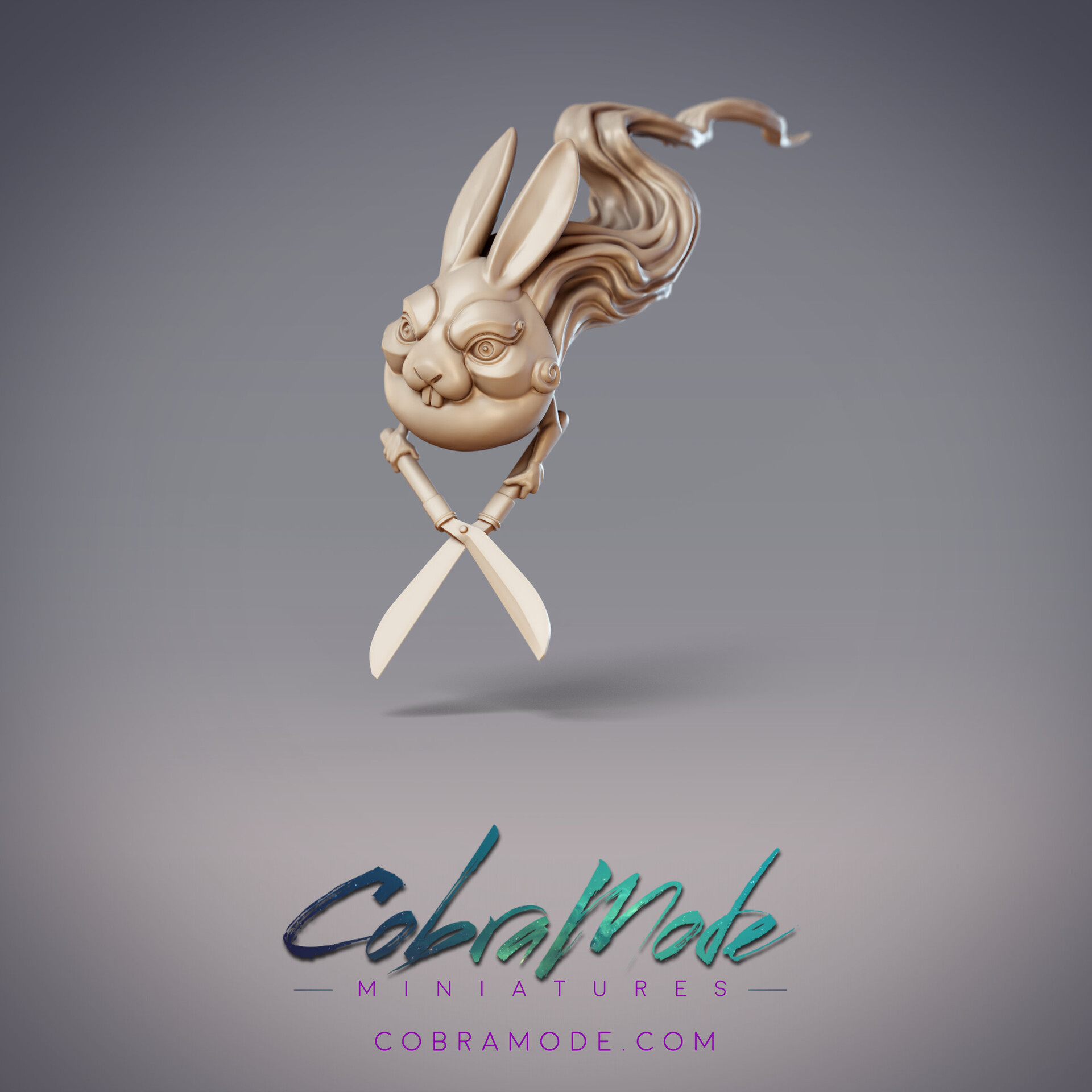 ArtStation - Guanghan Rabbit Mask Onibi