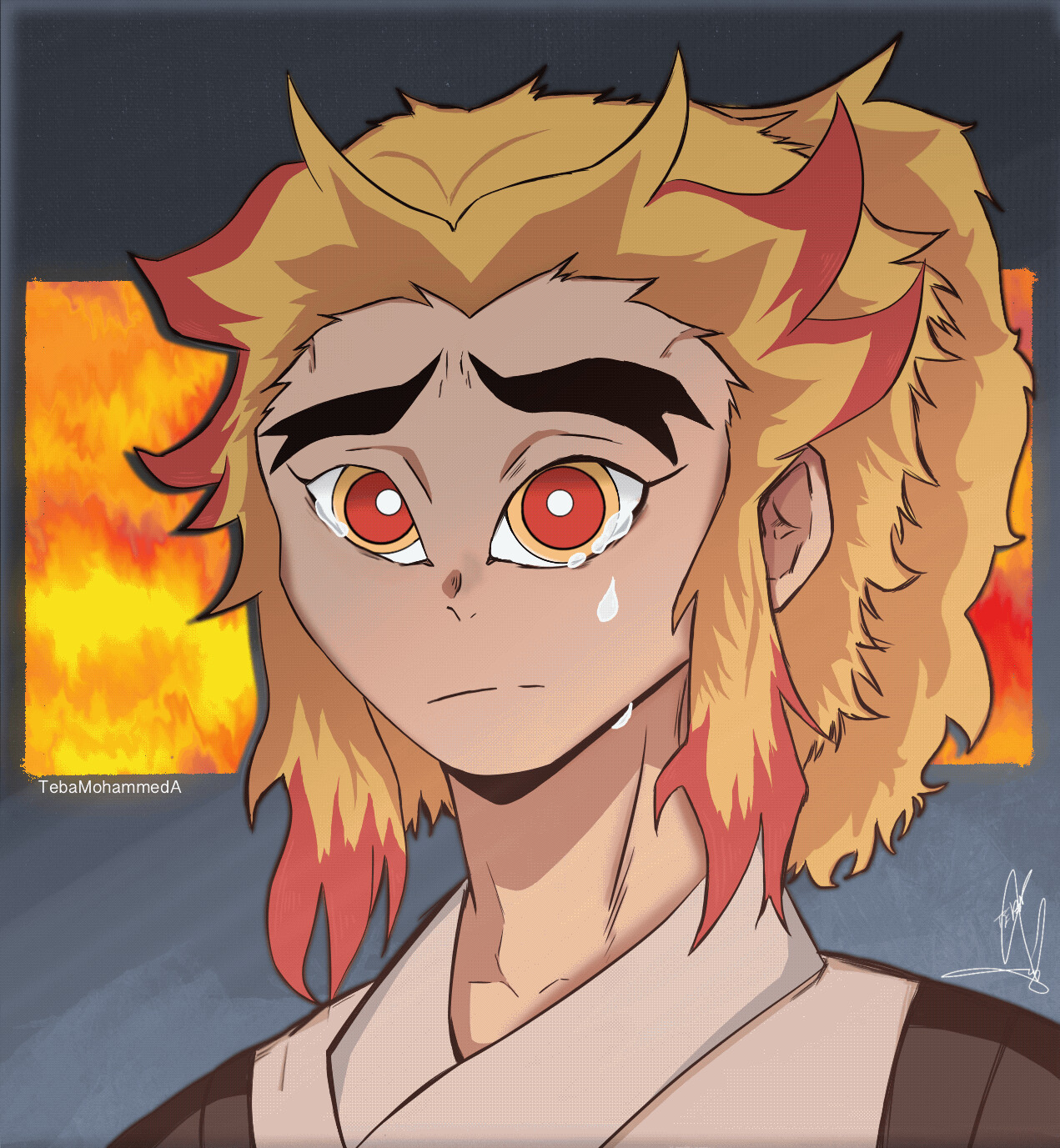 ArtStation - Sad Senjuro Rengoku