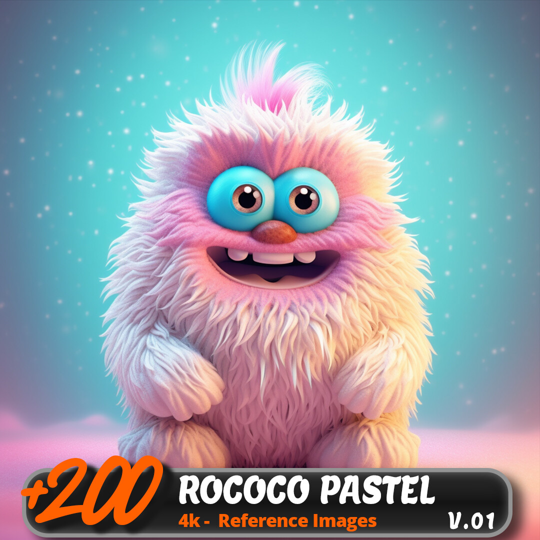 ArtStation - ROCOCO PASTEL VOL.01/ 4K/ Reference Image