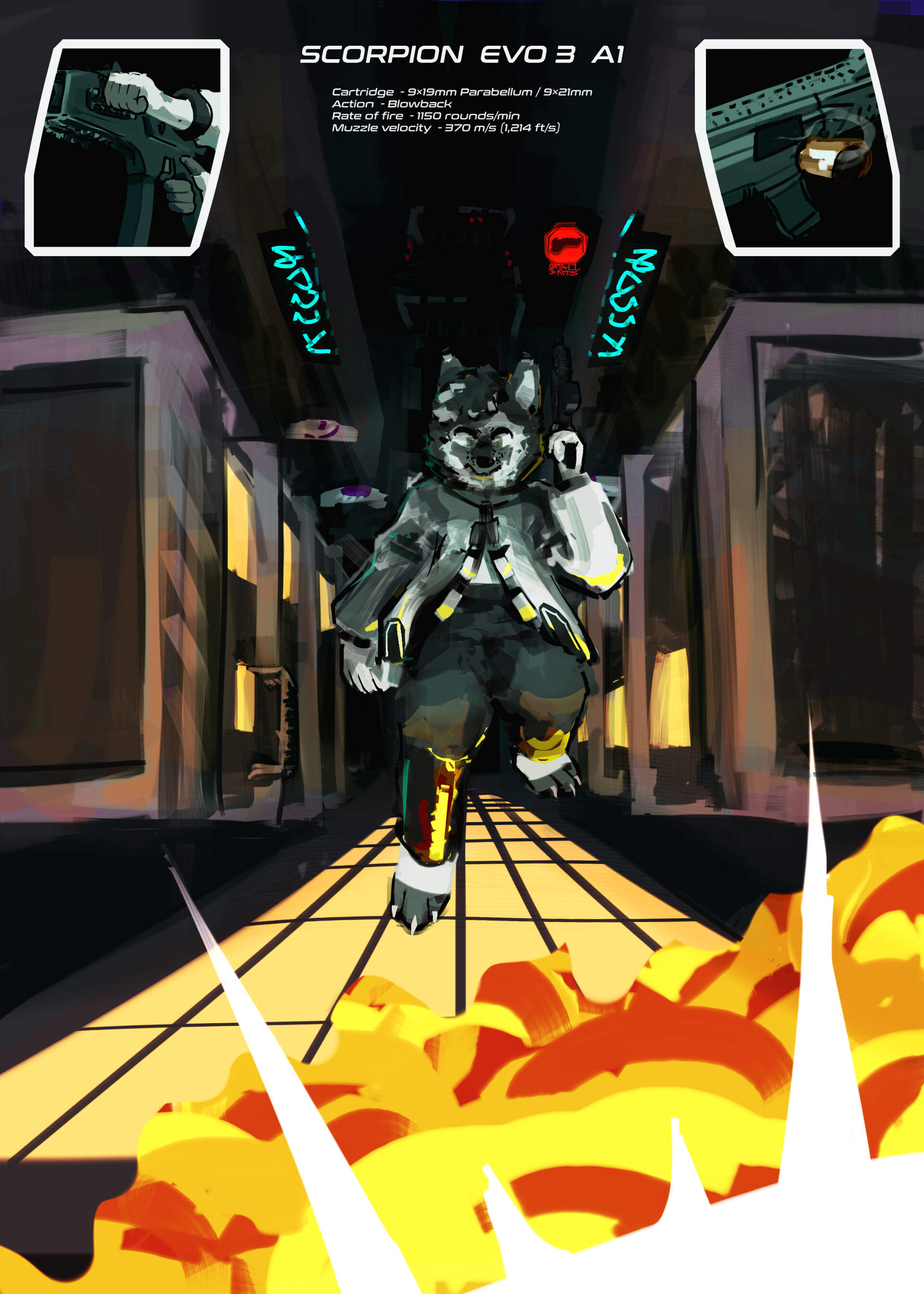 ArtStation - Exploding Building Commission