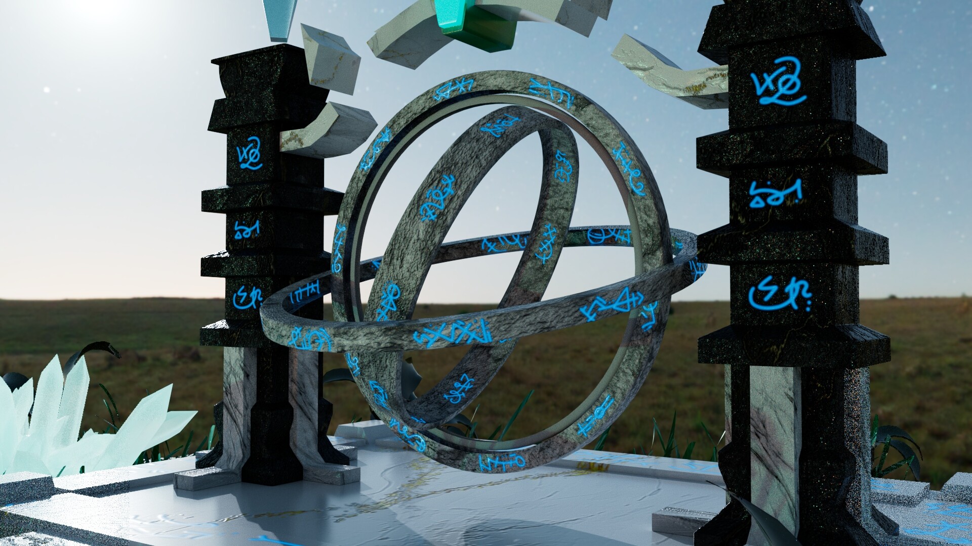 Arisha Sheikh - Portal To Azura, The City in the Skies