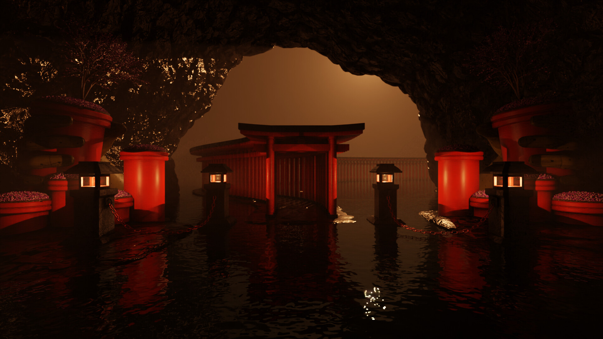 ArtStation - Cave Shrine