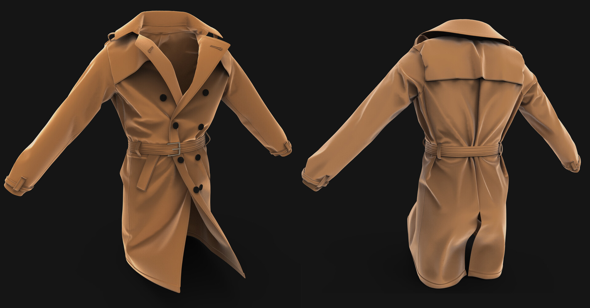 ArtStation - Trench Coat