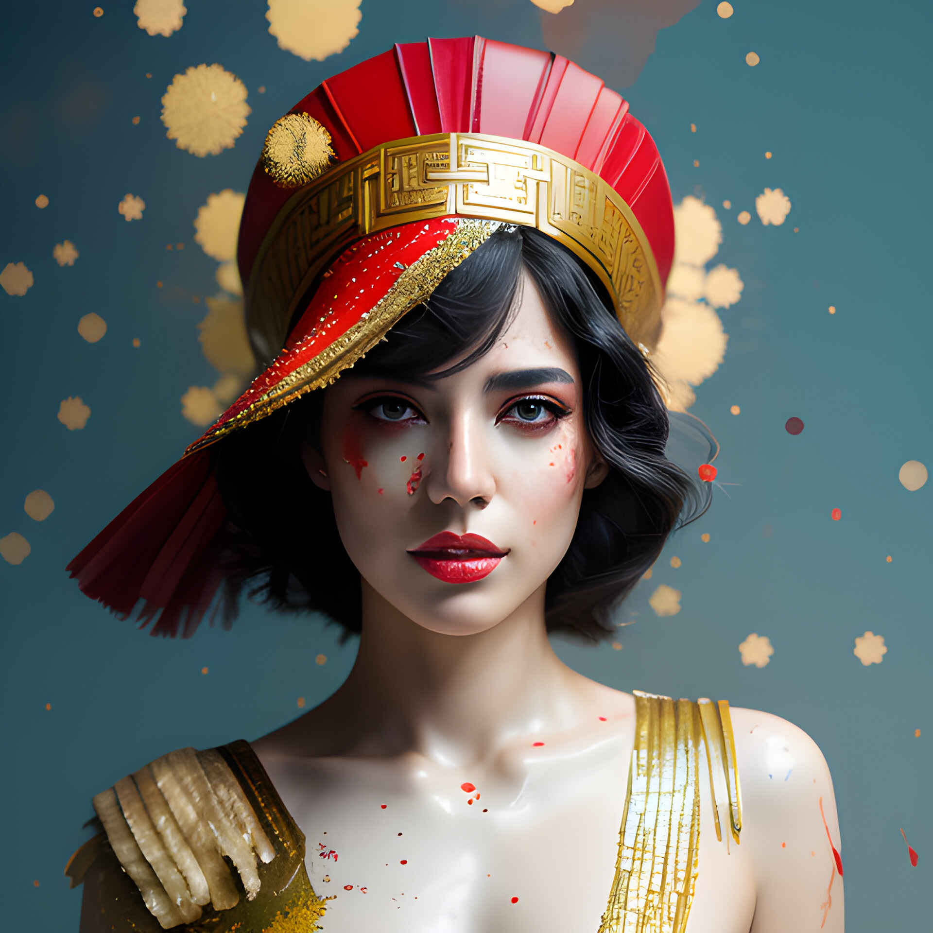 ArtStation - female hat fashion