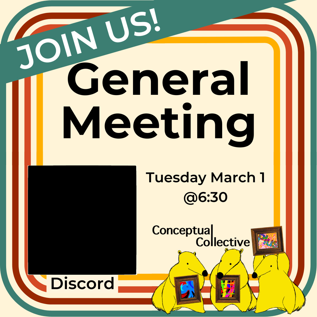ArtStation - Conceptual Collective Club General Meeting Flyer