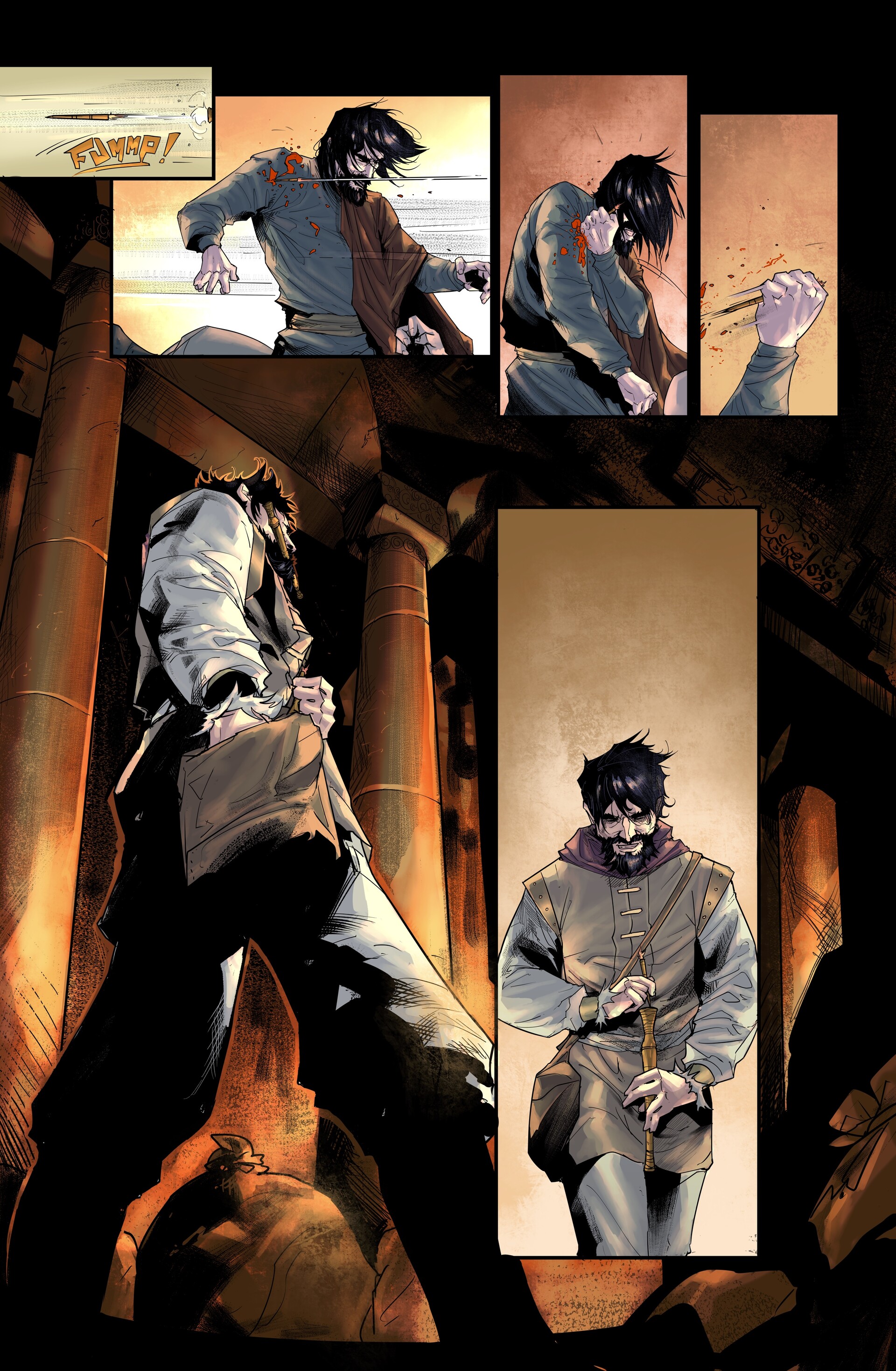 ArtStation - Comic book page