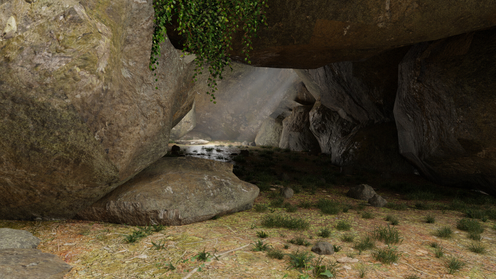 ArtStation - Cave 3D Environment