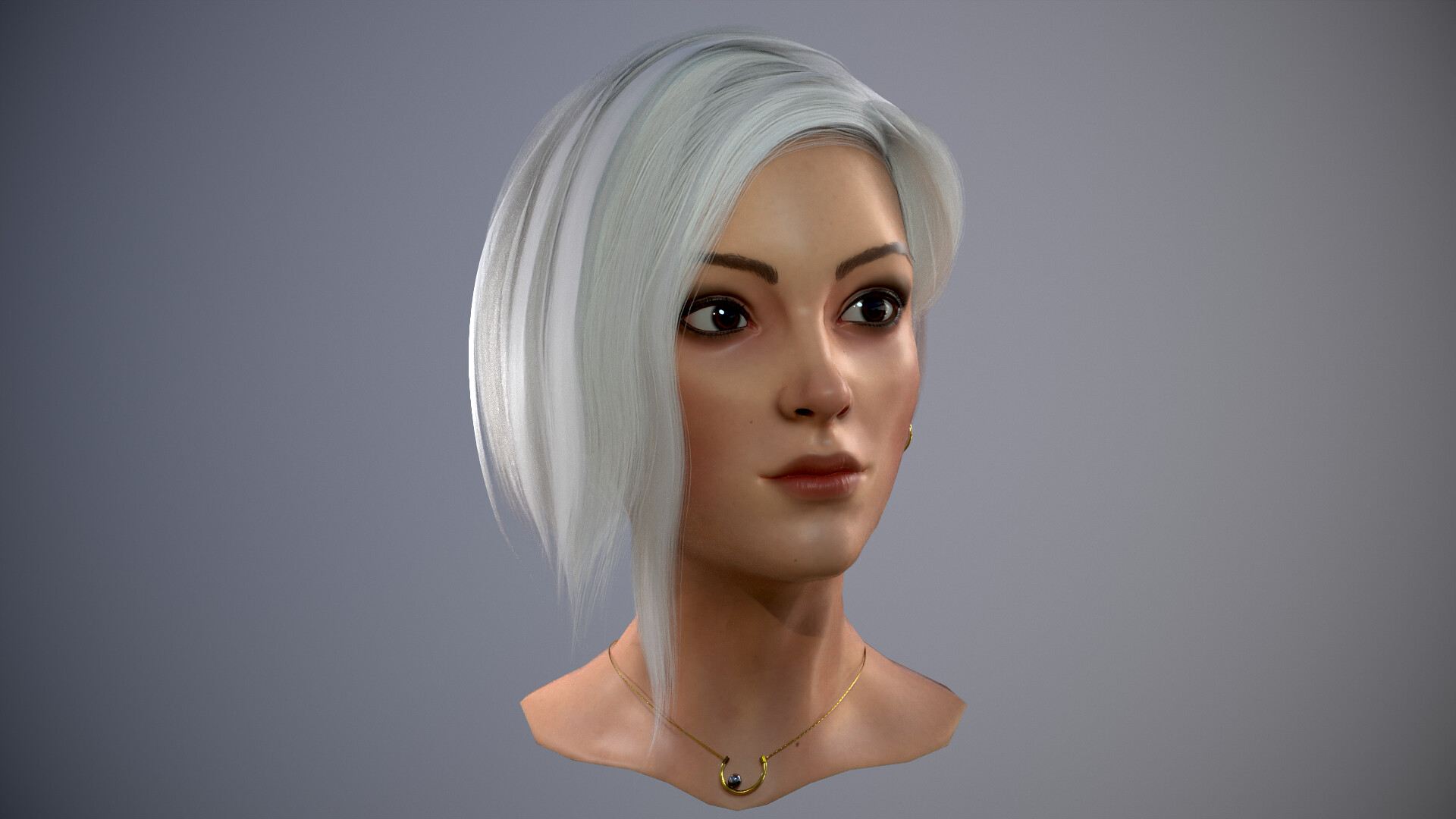 ArtStation - Girl bust