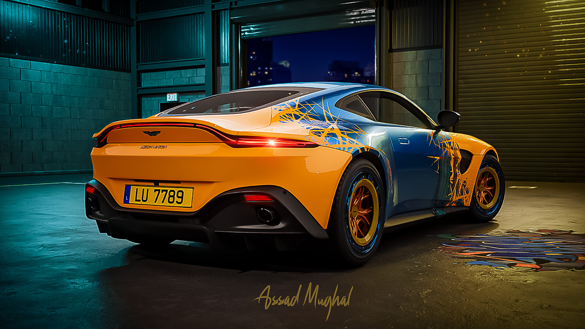 ArtStation - Aston Martin Vantage Render