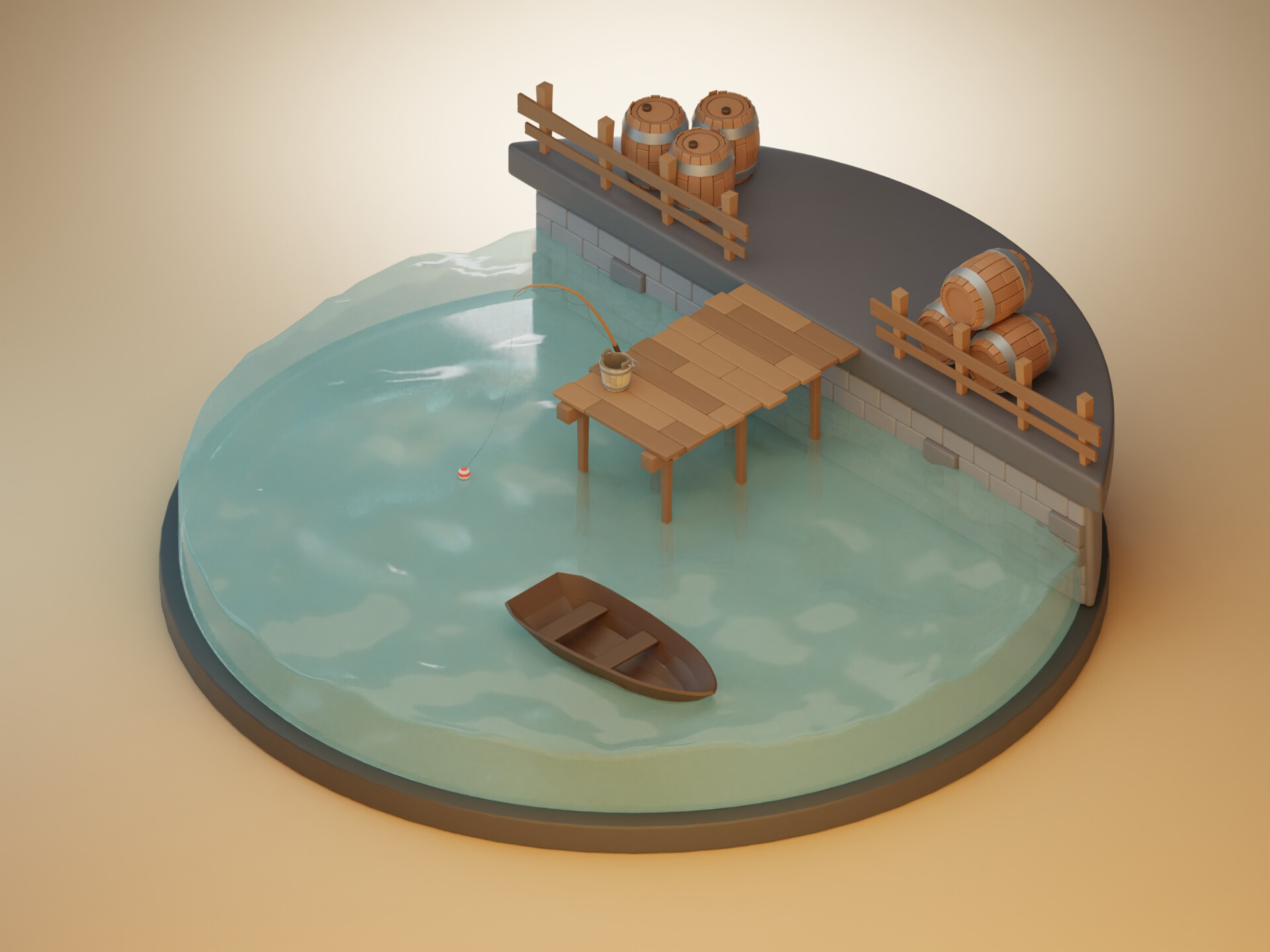 ArtStation - Diorama - Pier [ Hard Surface ]