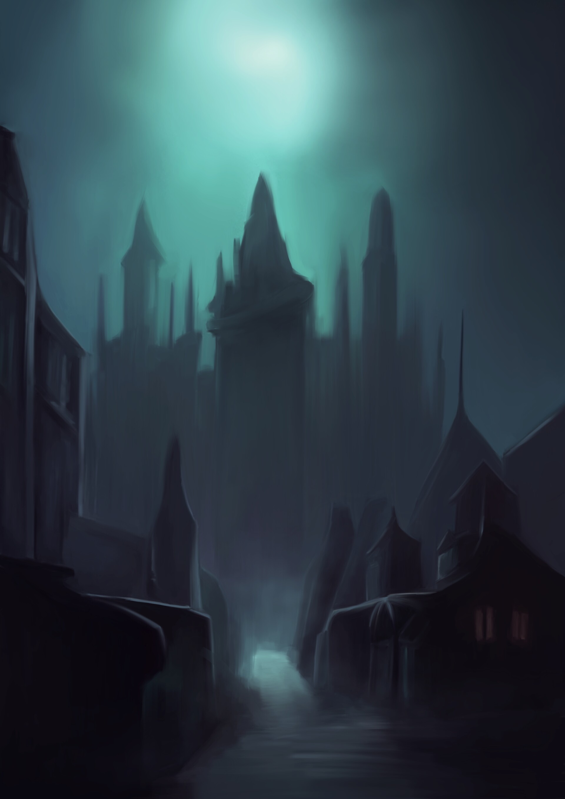 ArtStation - Horror town