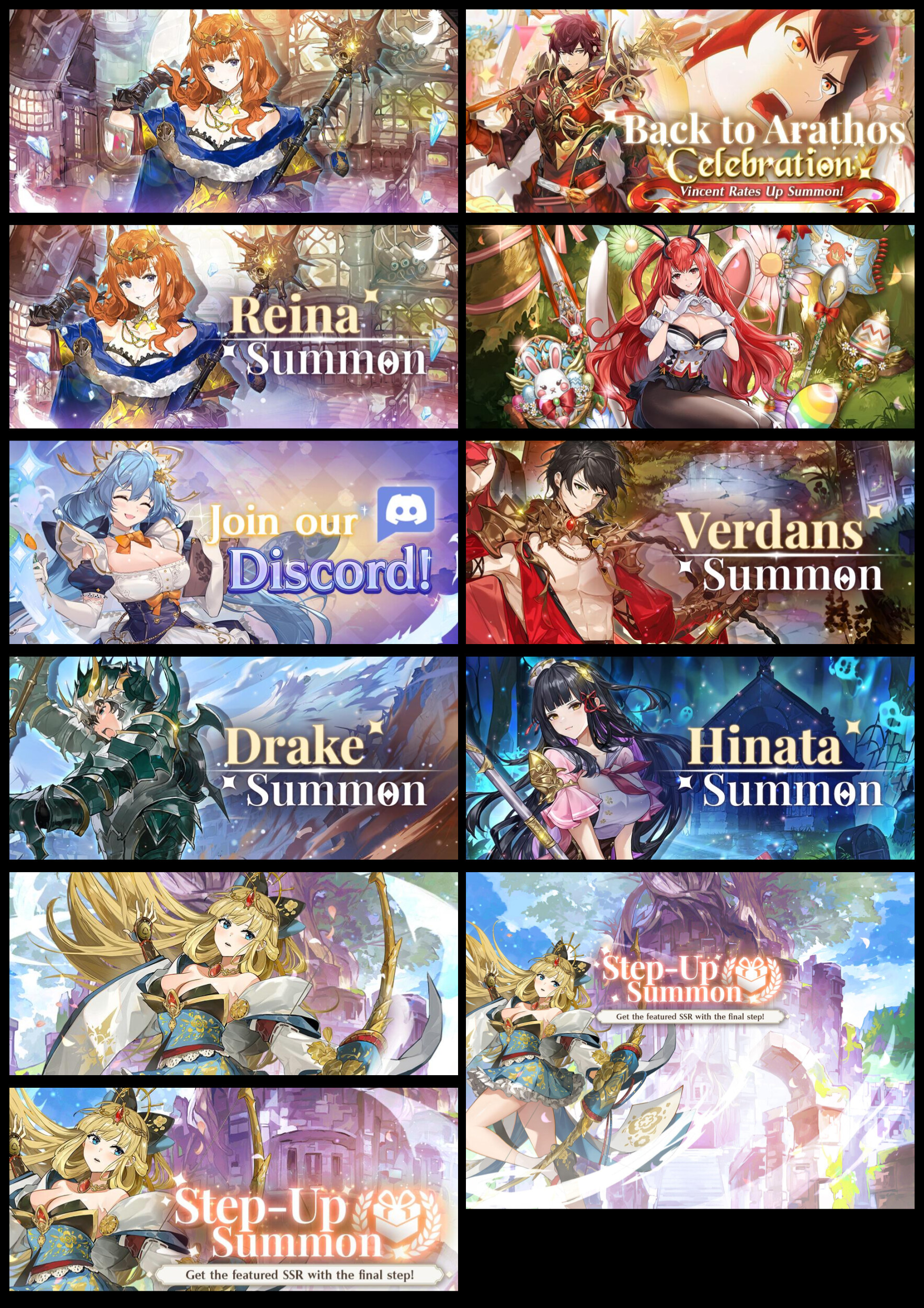 ArtStation - [Game UI] Banners