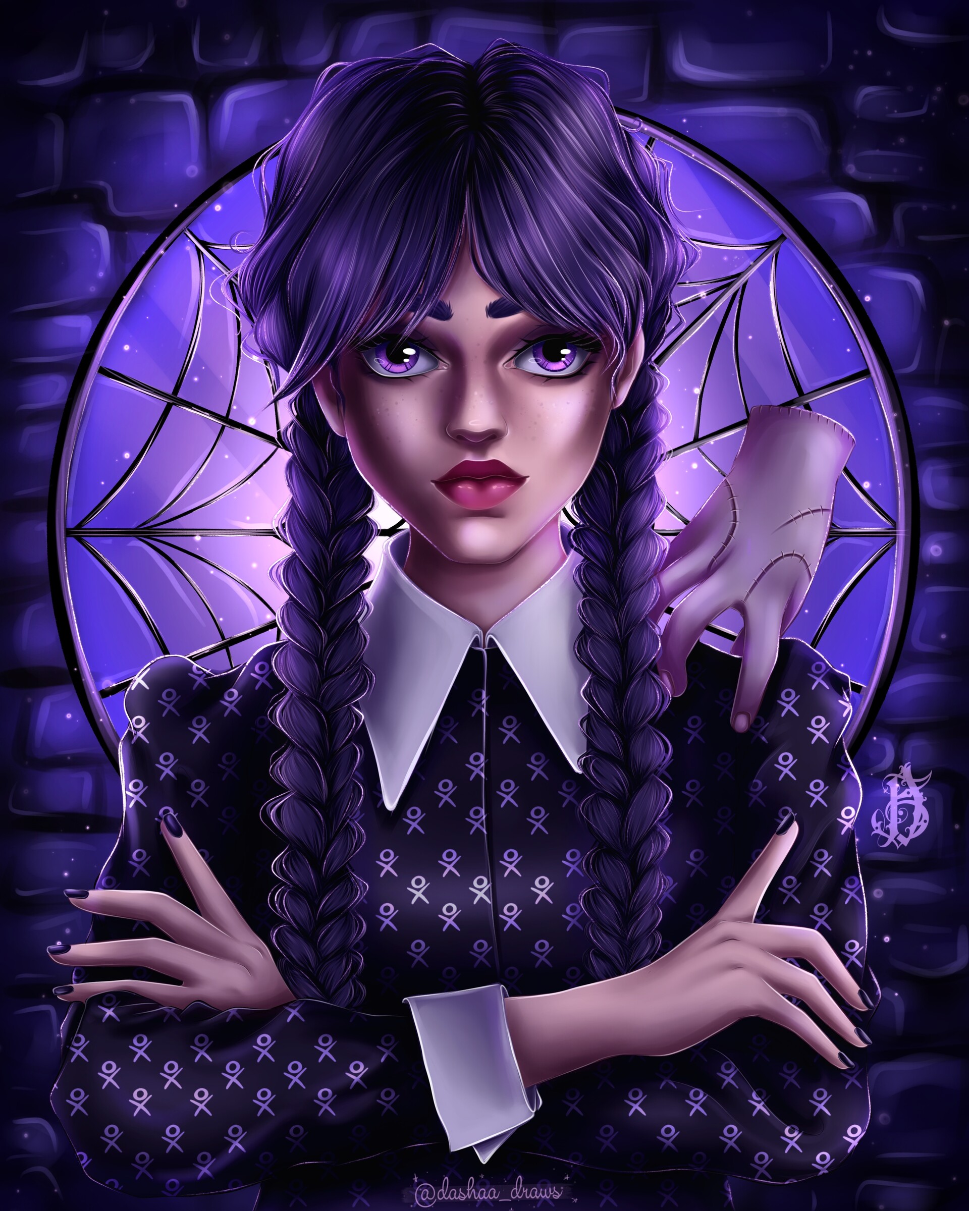ArtStation - Wednesday Addams. Fan art