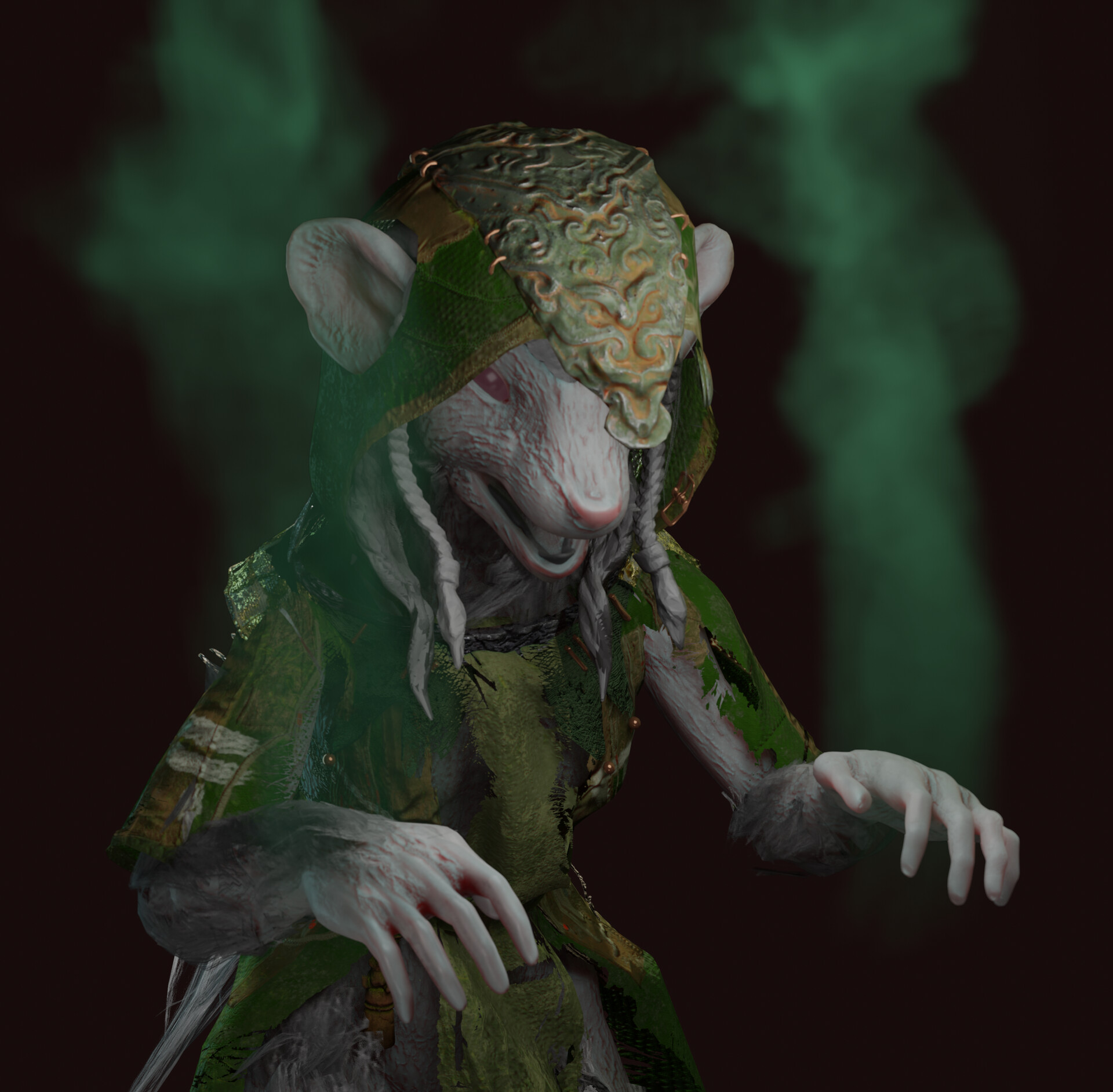 ArtStation - Vermin plague mage.