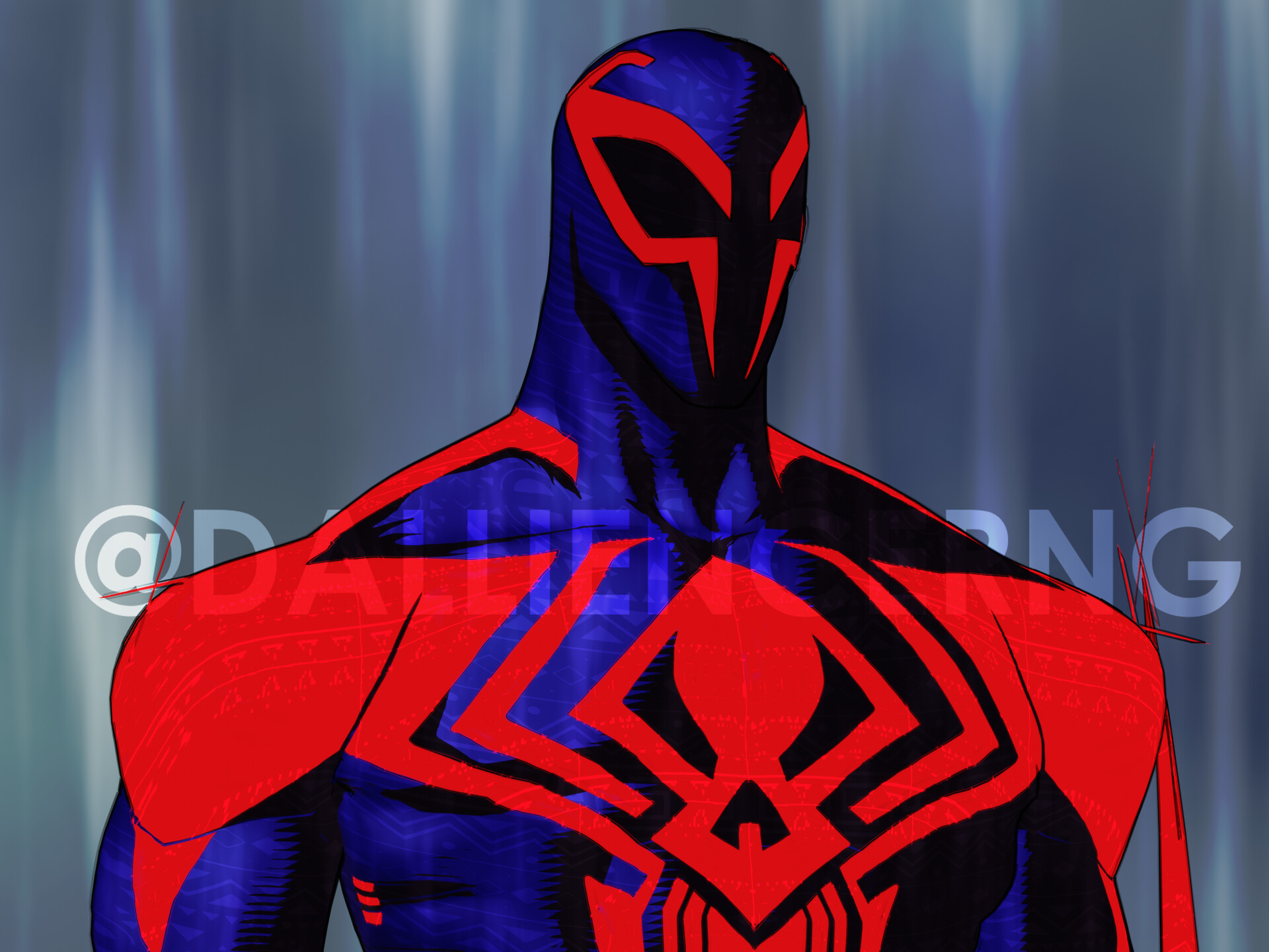 Will Gwasera - ATSV 2099 FANART Model Update (2.5) | Spider-Man: Across ...