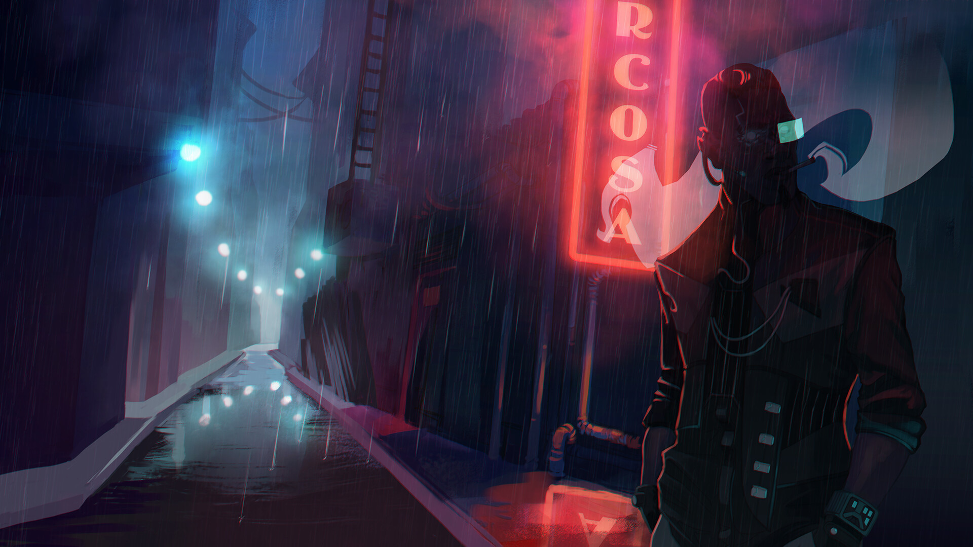 ArtStation - Interactive Tech-noir Story characters