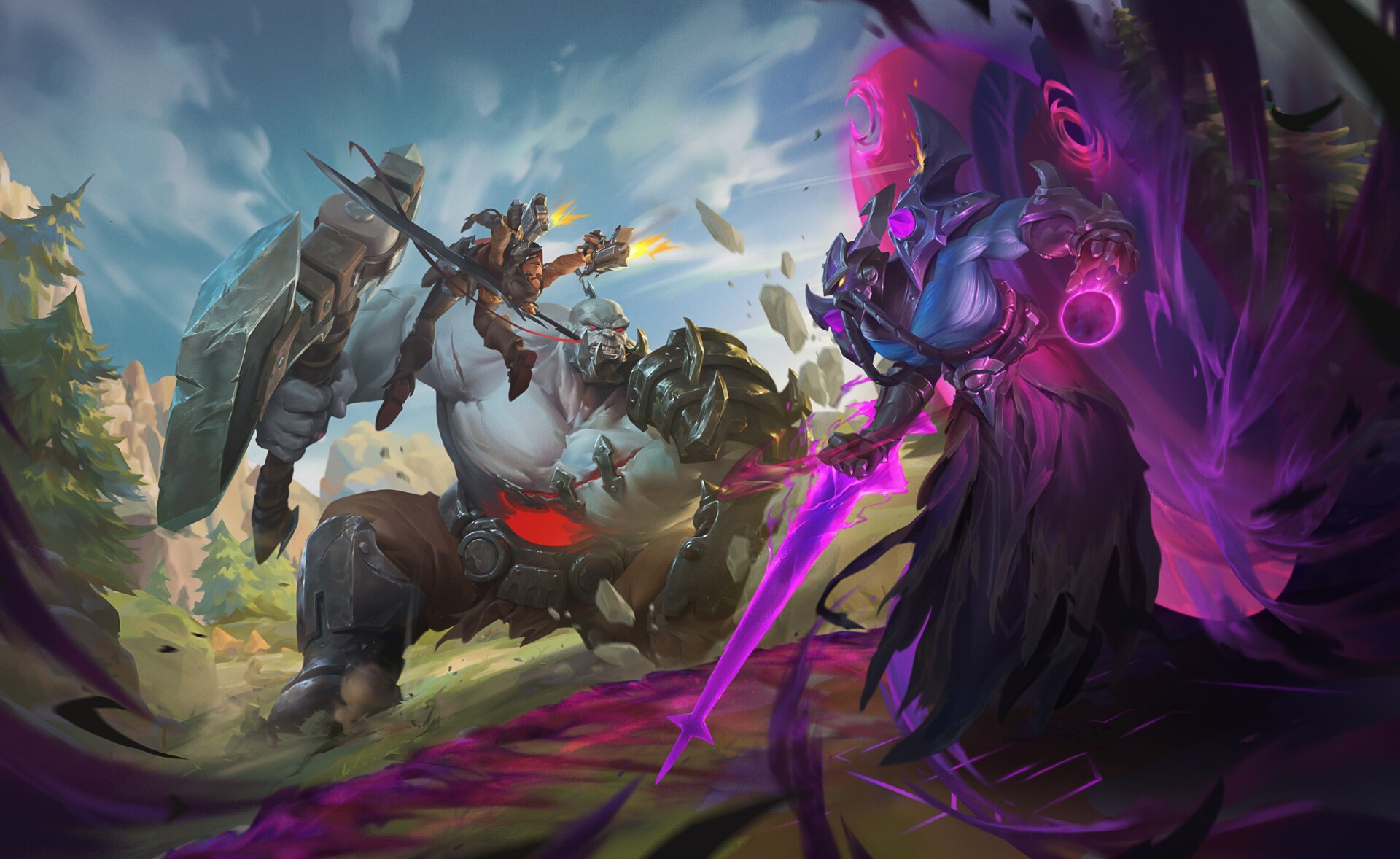 ArtStation - League of Legends: Wild Rift Kassadin,Sion,Samira KV