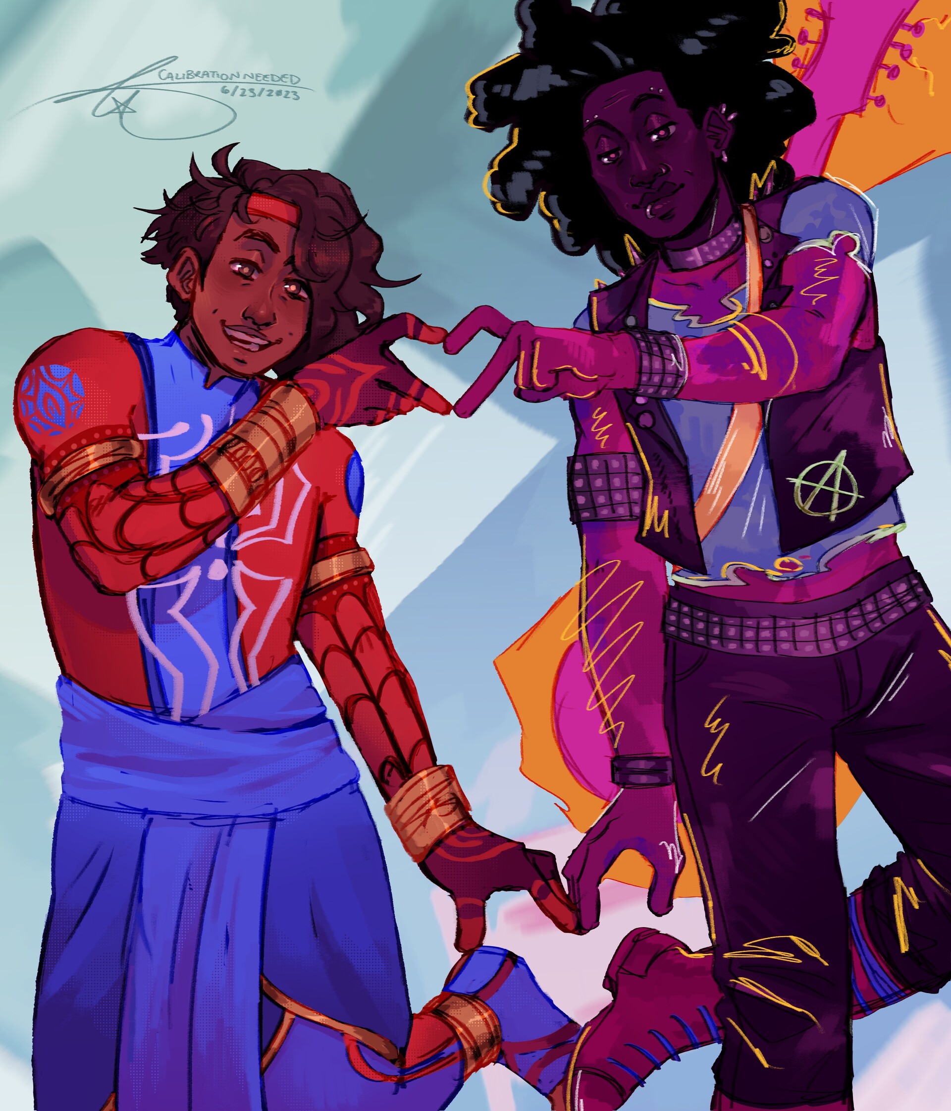 ArtStation - Spiderverse warmup