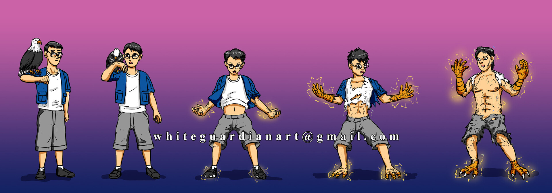 ArtStation - Human into Wereeagle TF