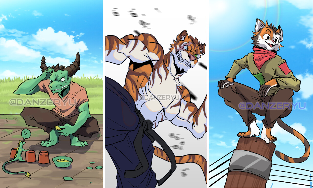 ArtStation - Furry - character designs