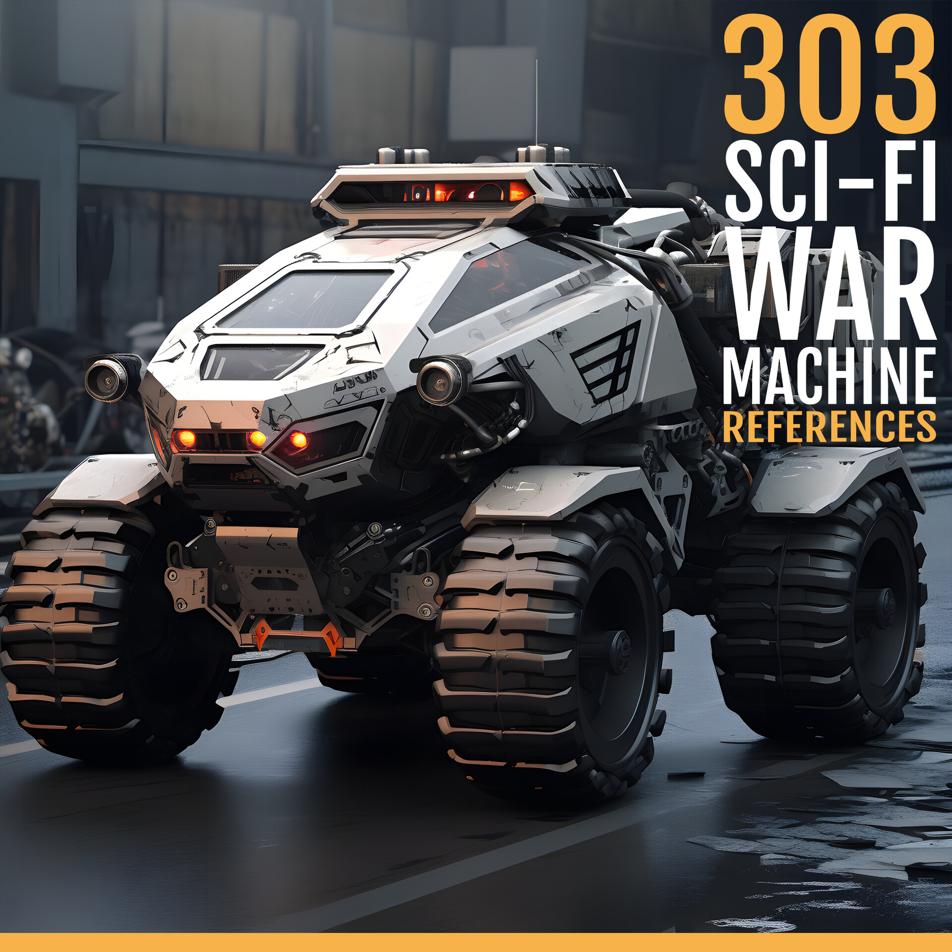 ArtStation - 303 SCI-FI War Machine Vehicle References
