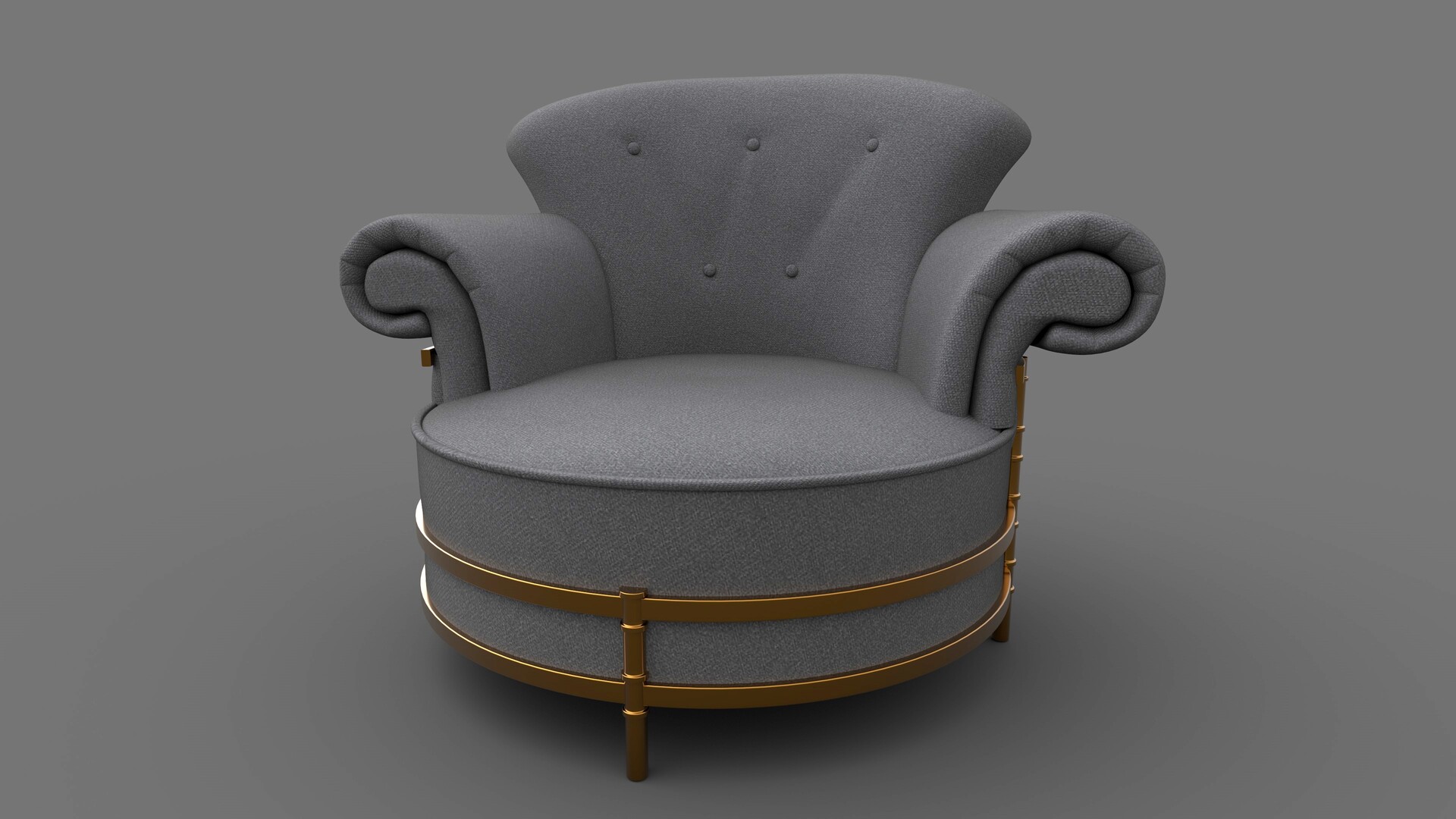ArtStation - Round Sofa