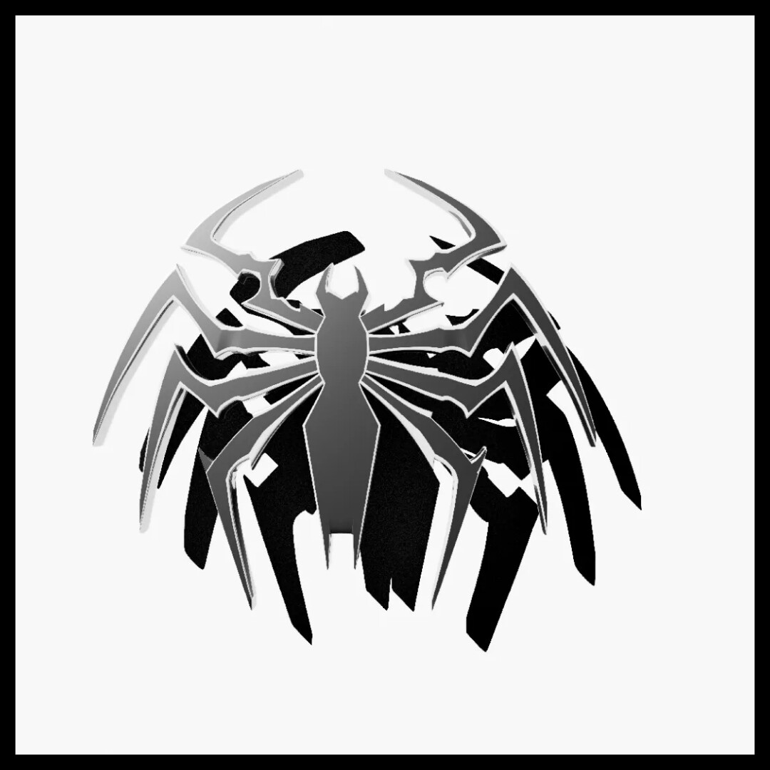 Venom Spiderman Symbol Drawing