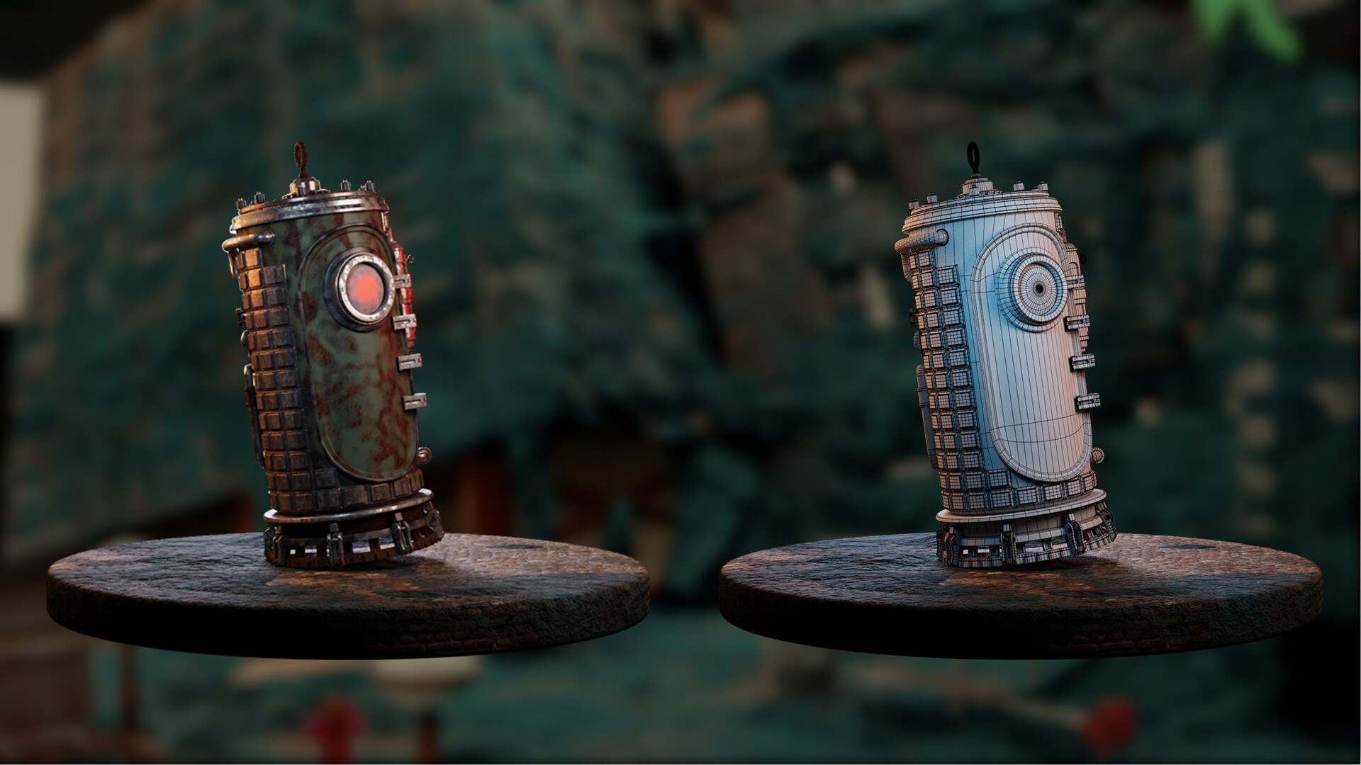 Gaspar Vargas - Fragmentos de Tiempo Abandonado - Diorama Scene 3D