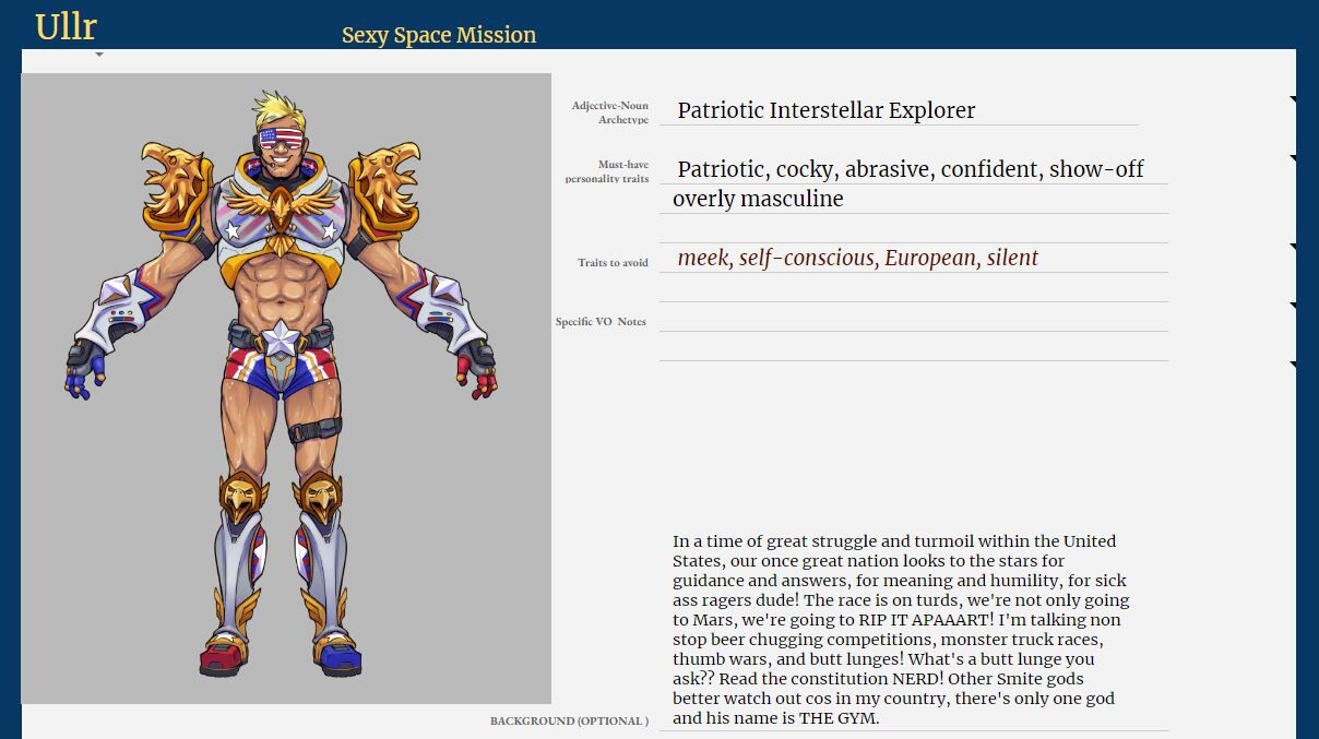 ArtStation - SMITE- Ullr America Concept