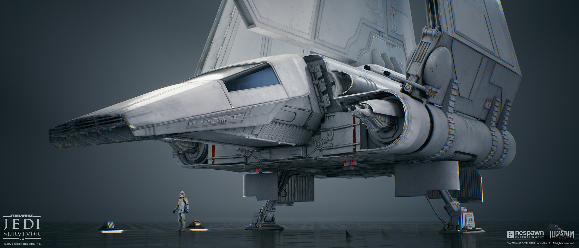 Evan Cwiertny's Portfolio - Star Wars Jedi: Survivor - Imperial Lambda Shuttle