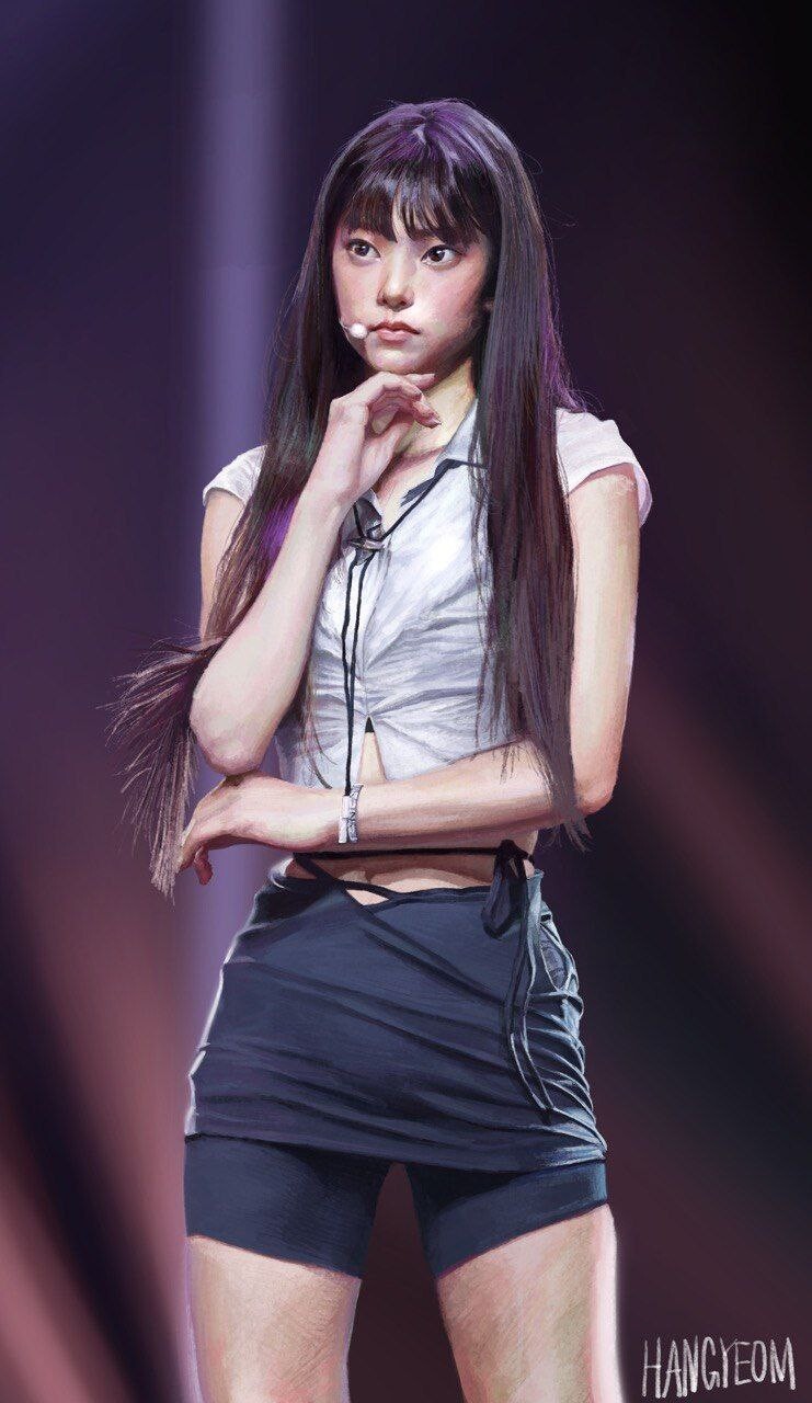 ArtStation - Newjeans Haerin[fan art]