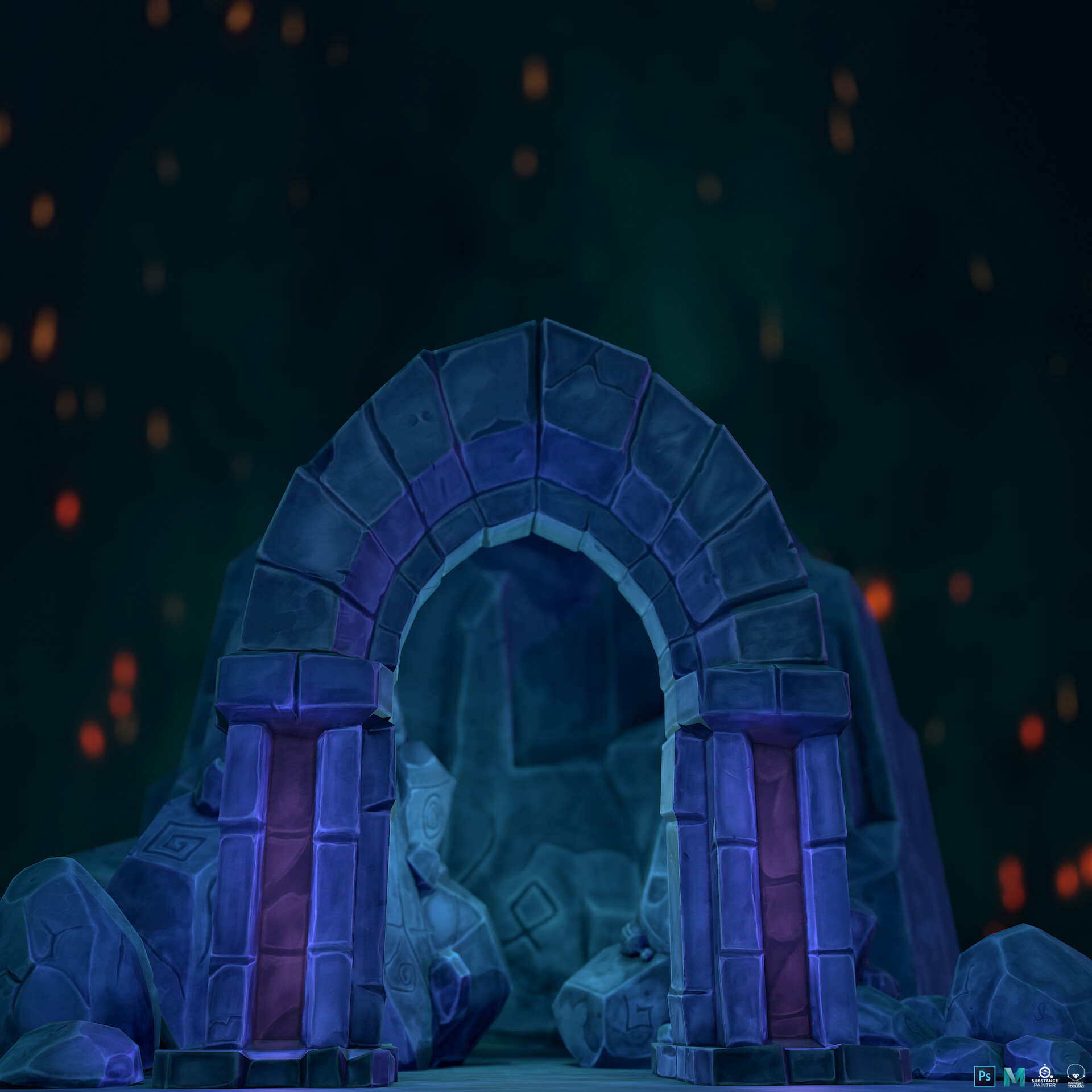 ArtStation - Dungeon Archway