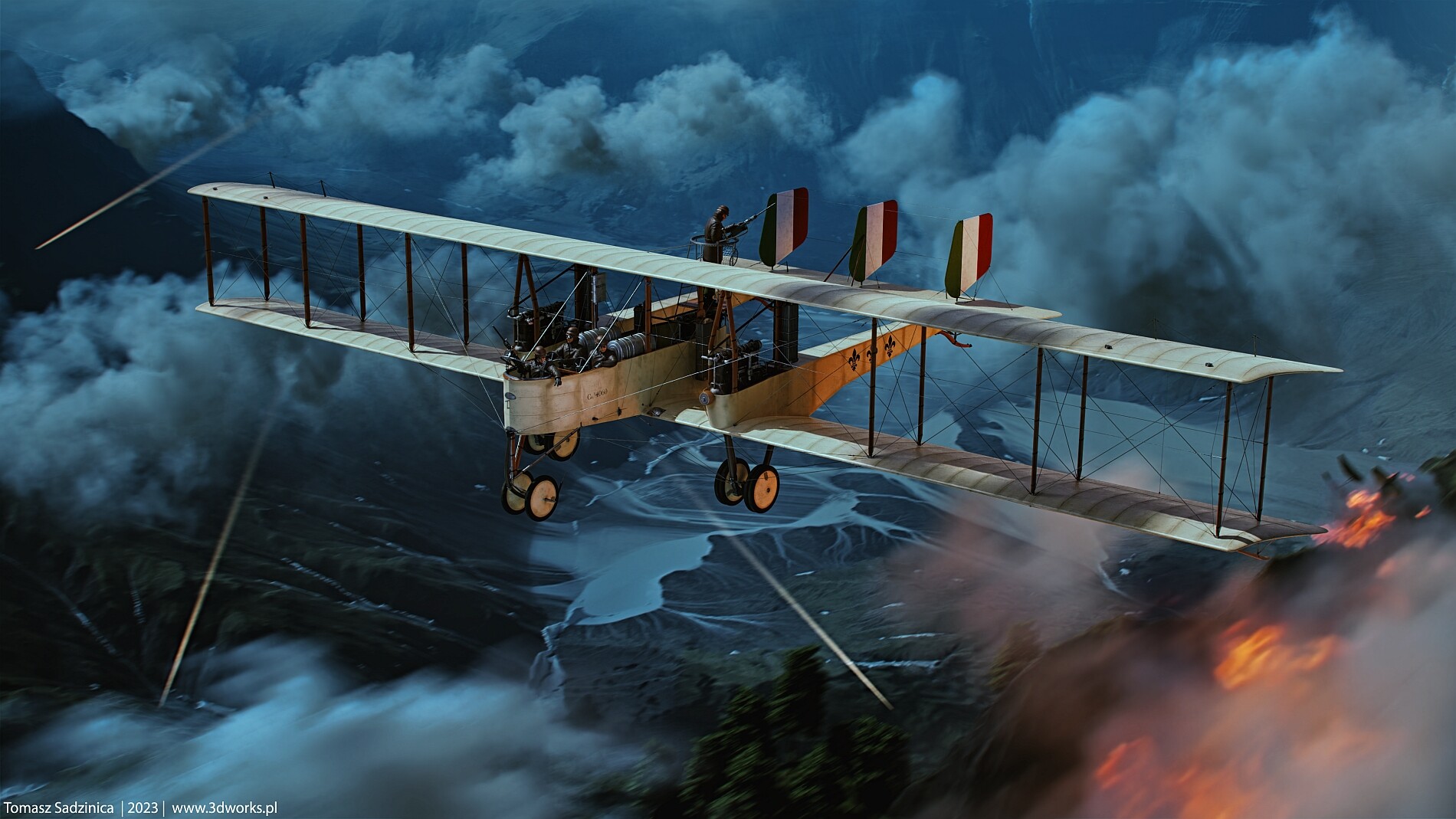 ArtStation - Caproni Ca.3
