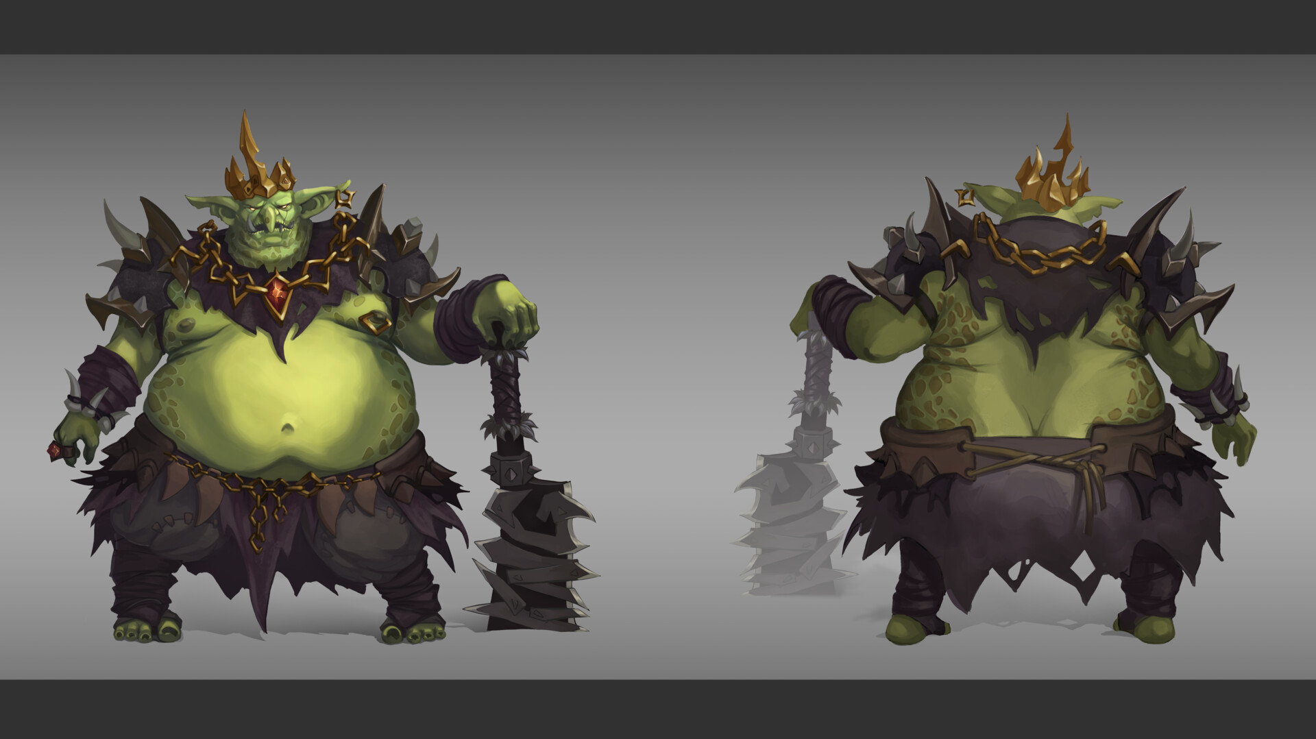 ArtStation - Goblin king concept