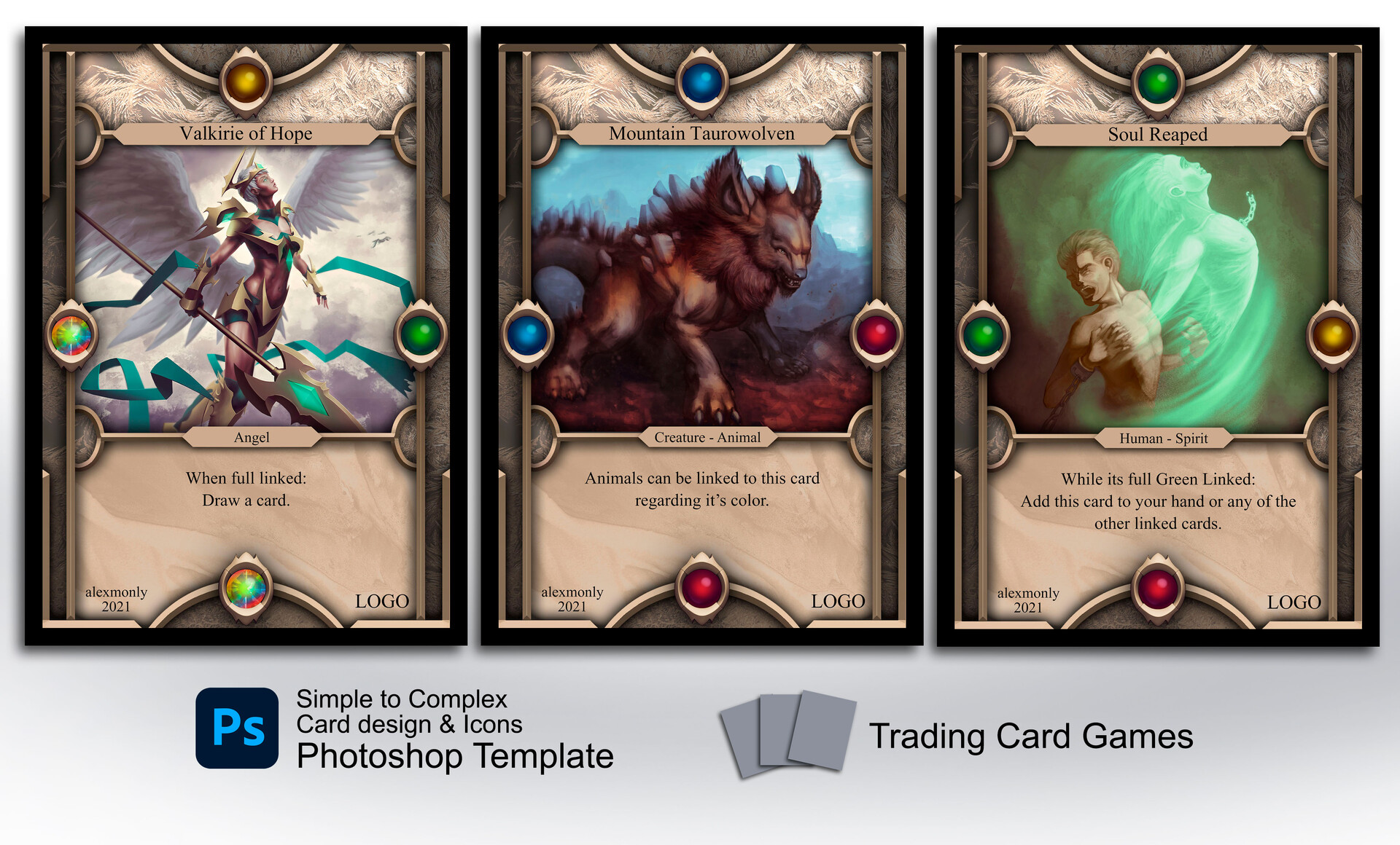 ArtStation - Old Project - Card Template Design