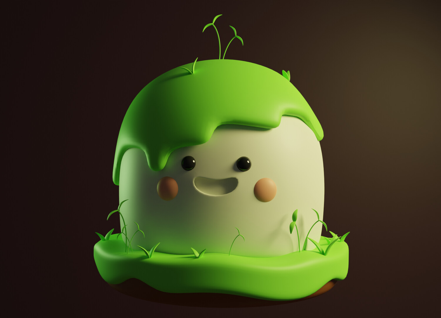 ArtStation - cute mushroom