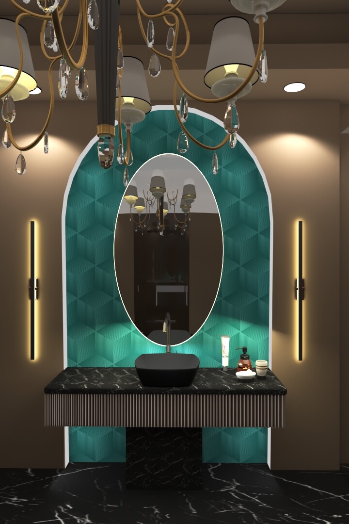 ArtStation - Bathroom Interior