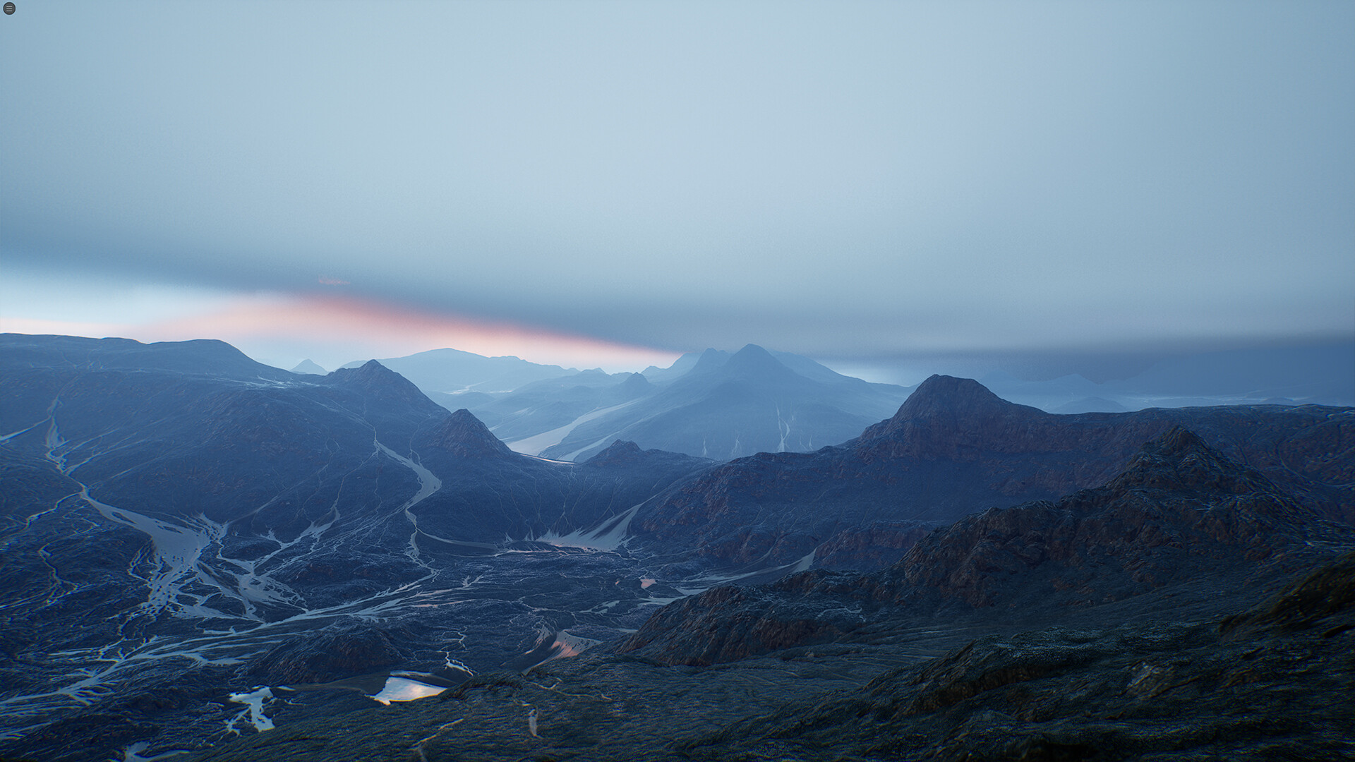 MEKA - UE5 - Dark Rock Landscape