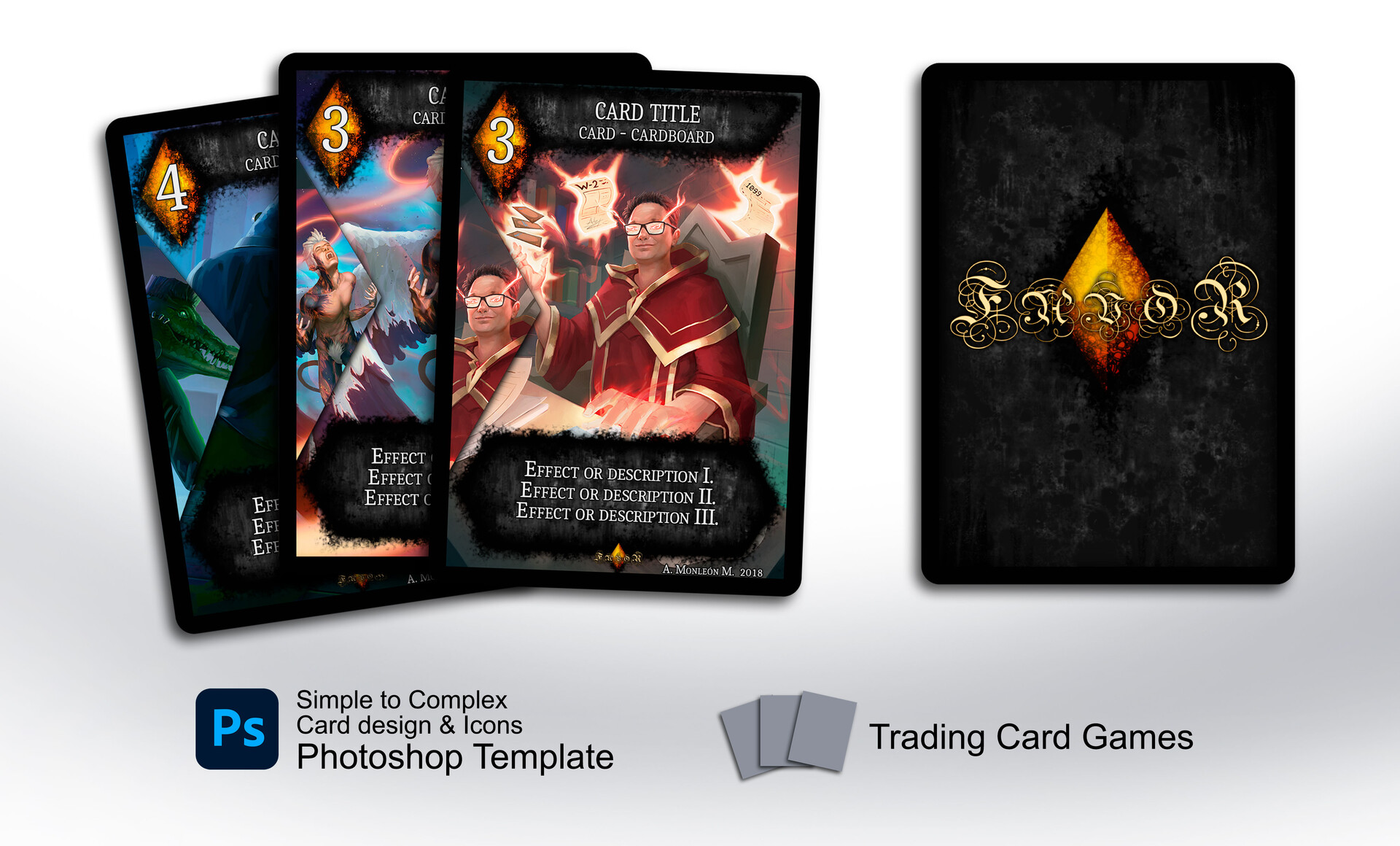 ArtStation - Favor - Card Design