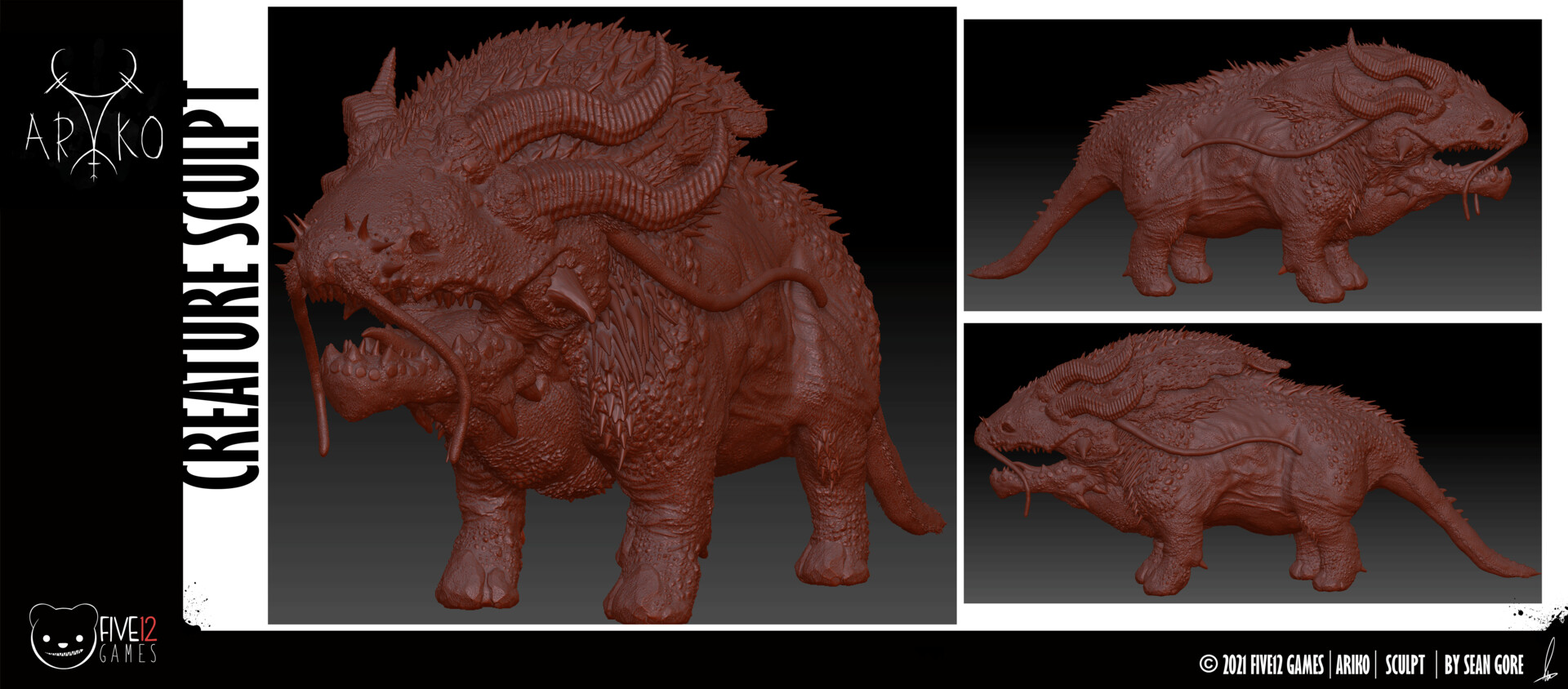 Sean Gore - Ariko - Creature Sculpt