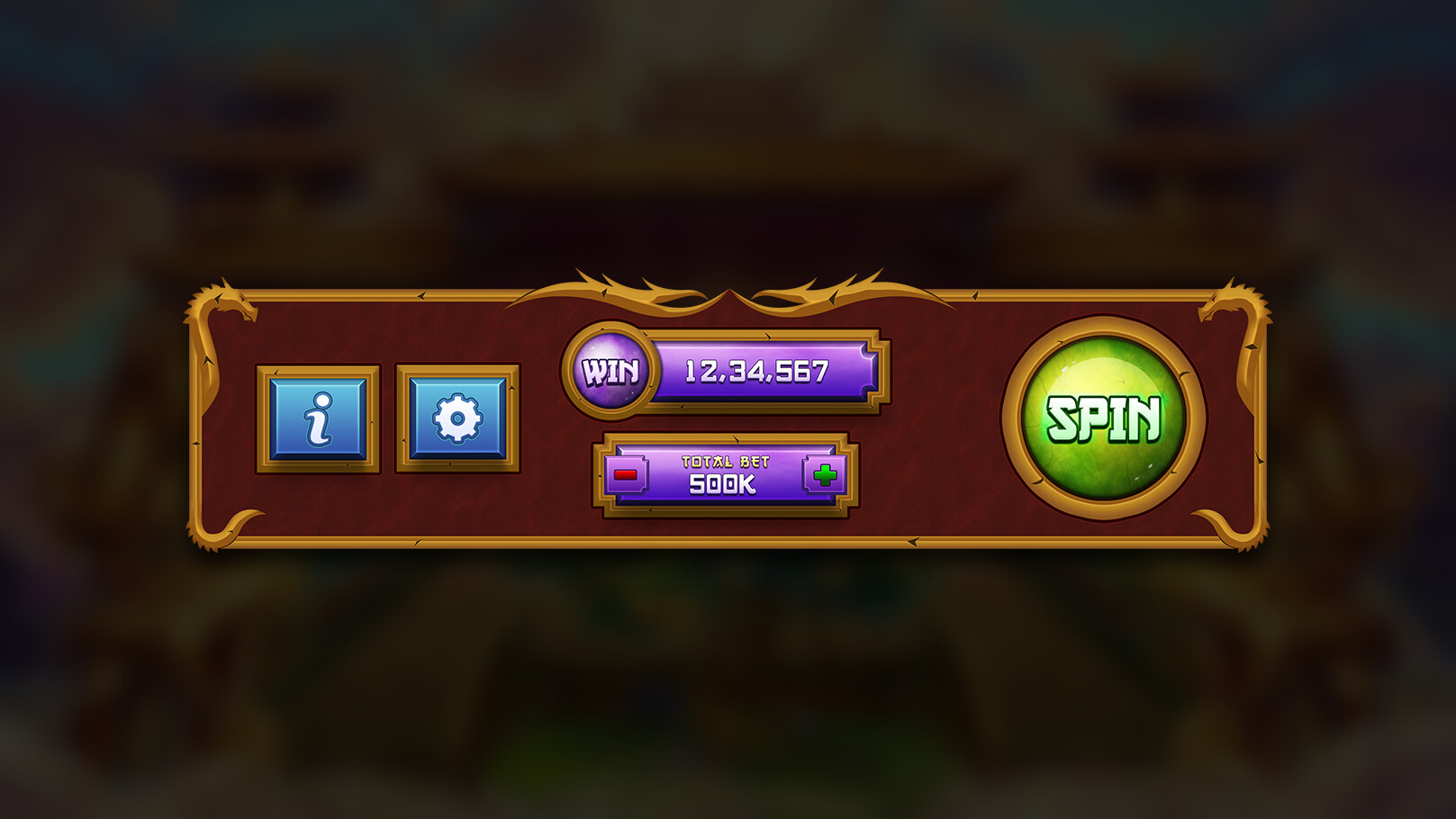 ArtStation - chinese themed slot UI