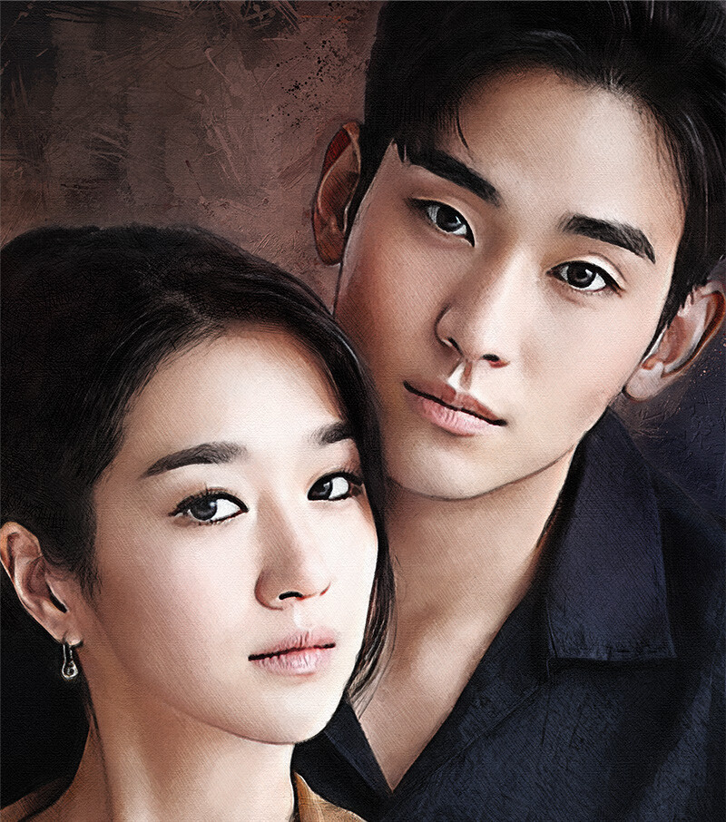 Alexander Ryan Art - Seo Yea-Ji (서예지) & Kim Soo-hyun (김수현), Korean Love Story