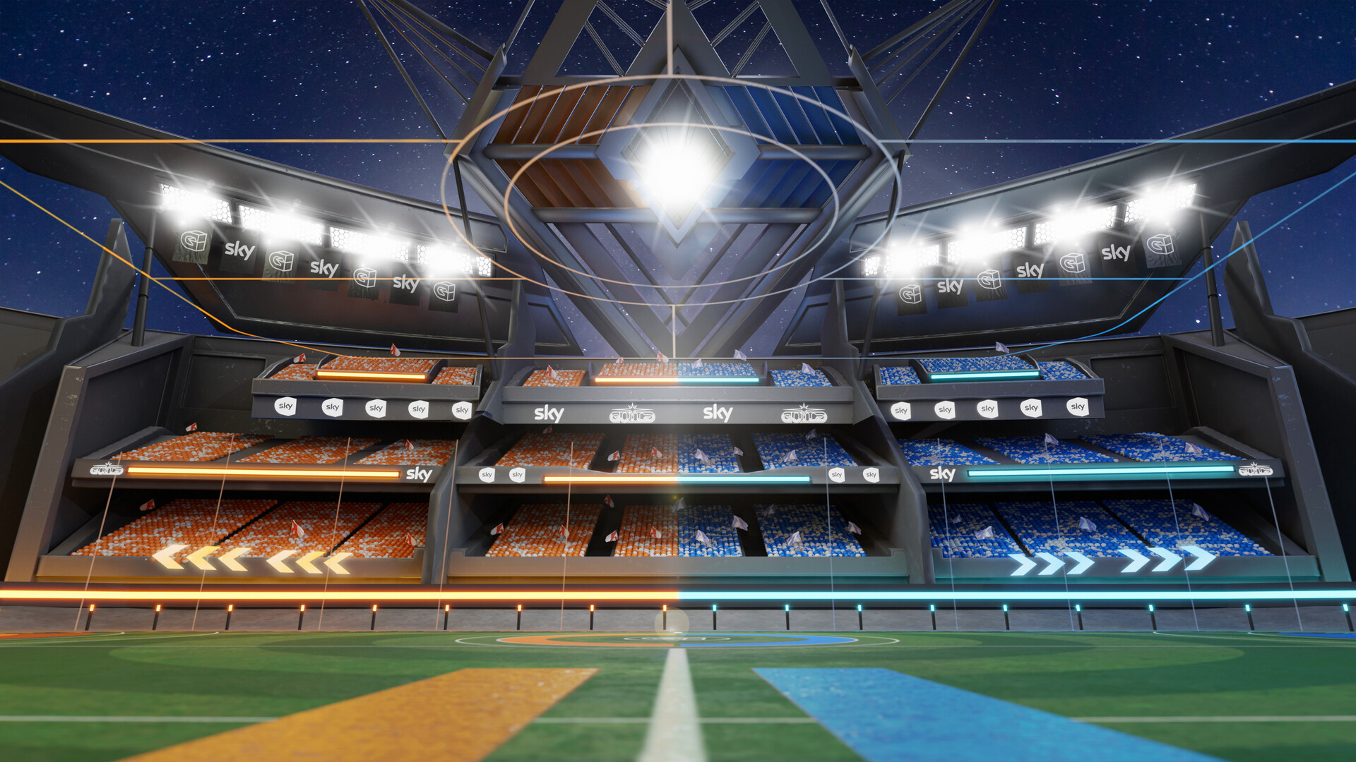 ArtStation - Redesigned Rocket League arena for Guild Esports
