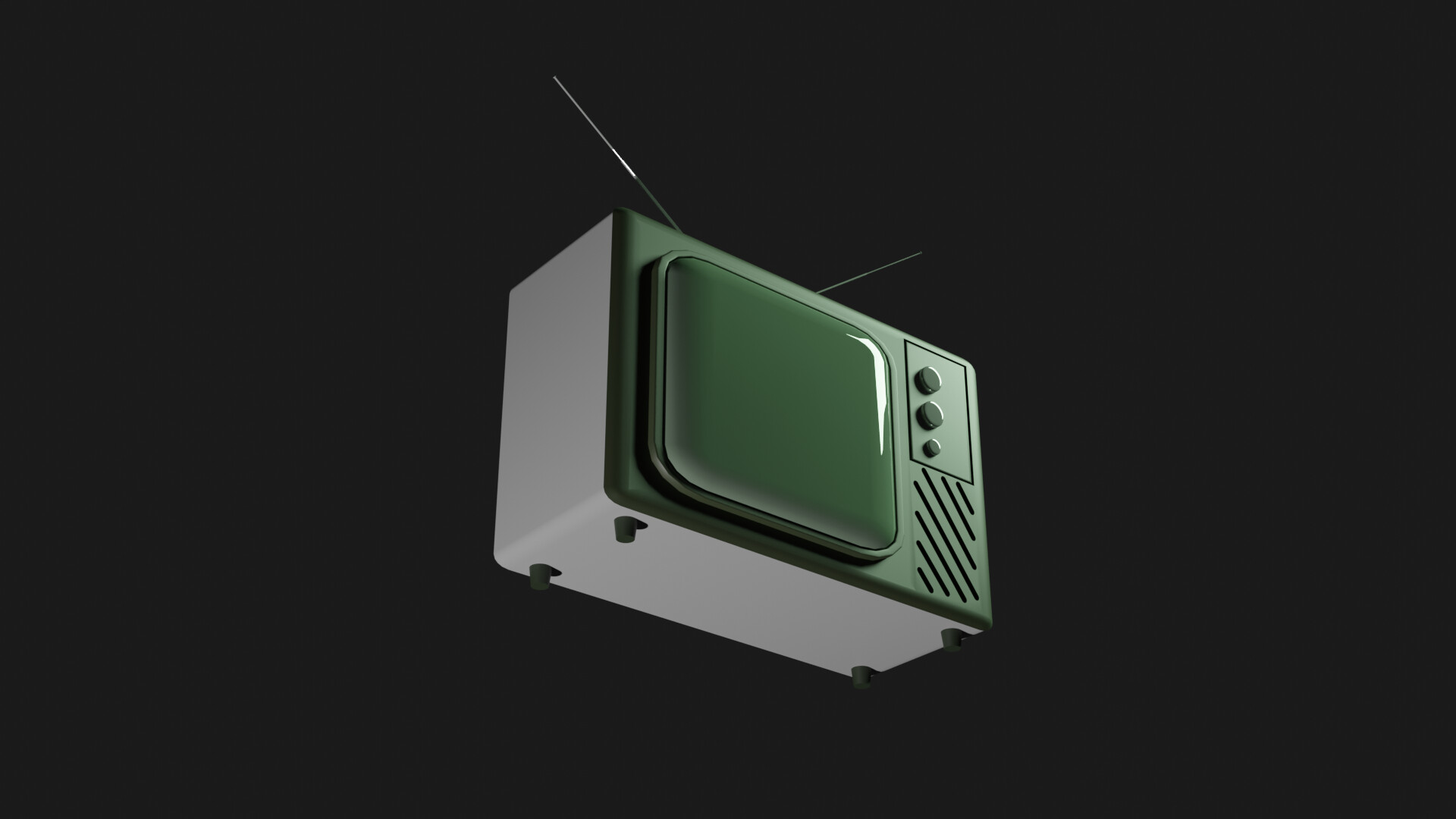 ArtStation - old style television