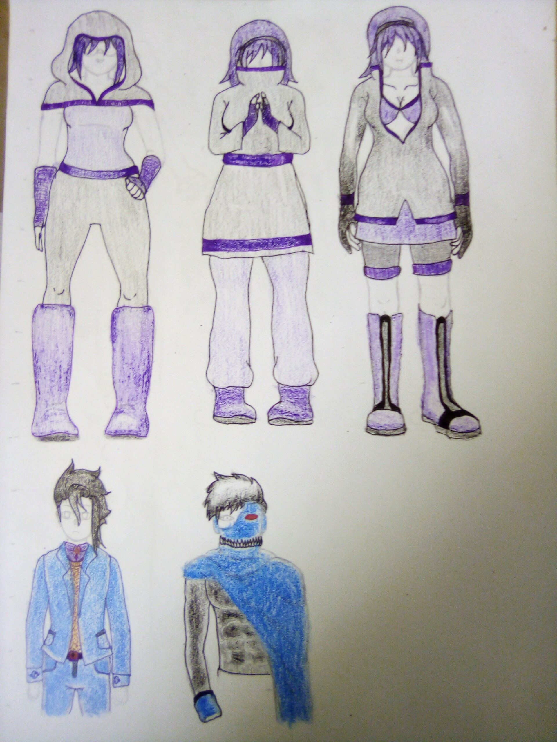 ArtStation - A character sheet I did 2 years back