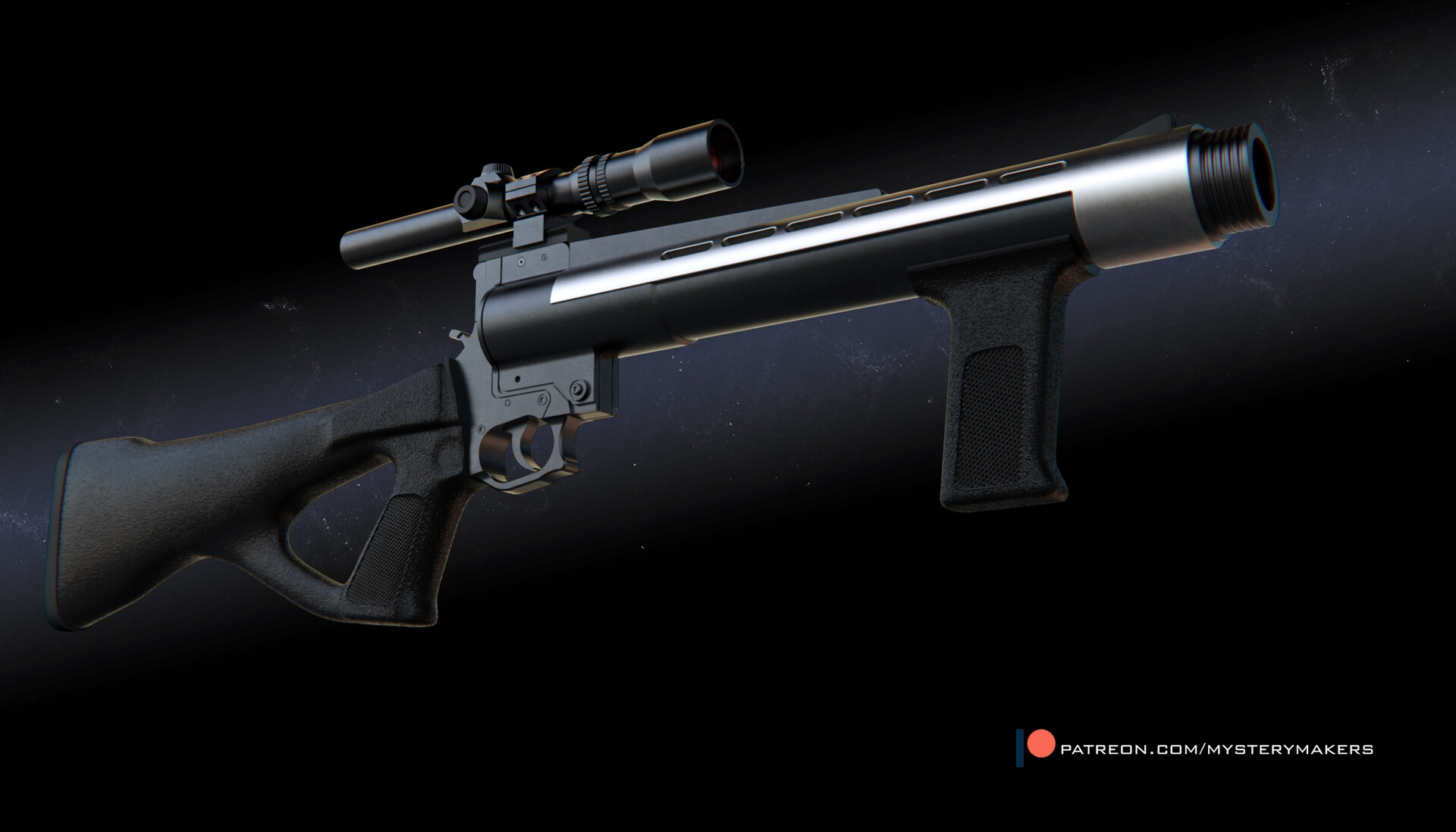 ArtStation - DEATHWATCH blaster rifle